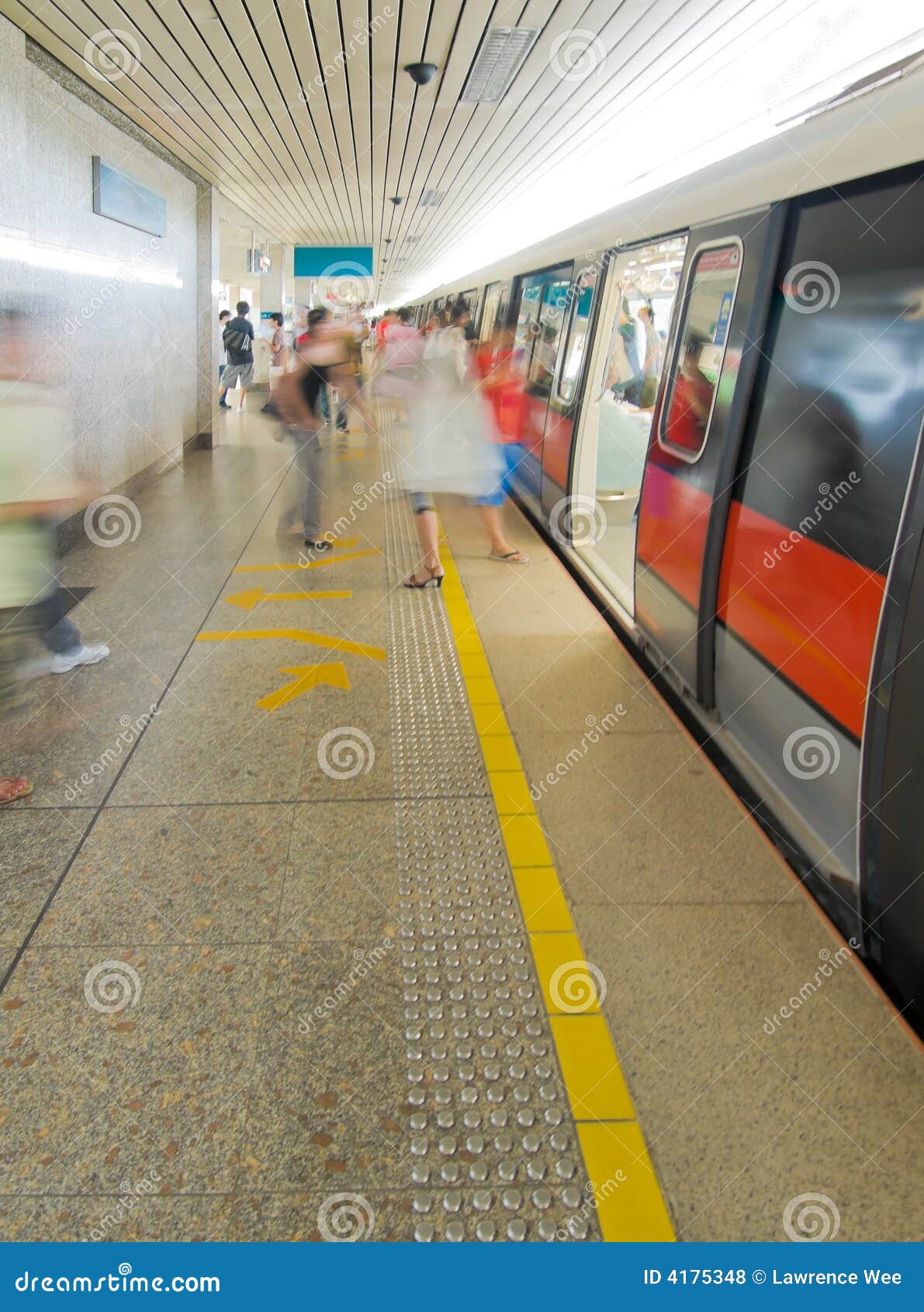 Train Boarding stock photo. Image of modern, boarding - 4175348