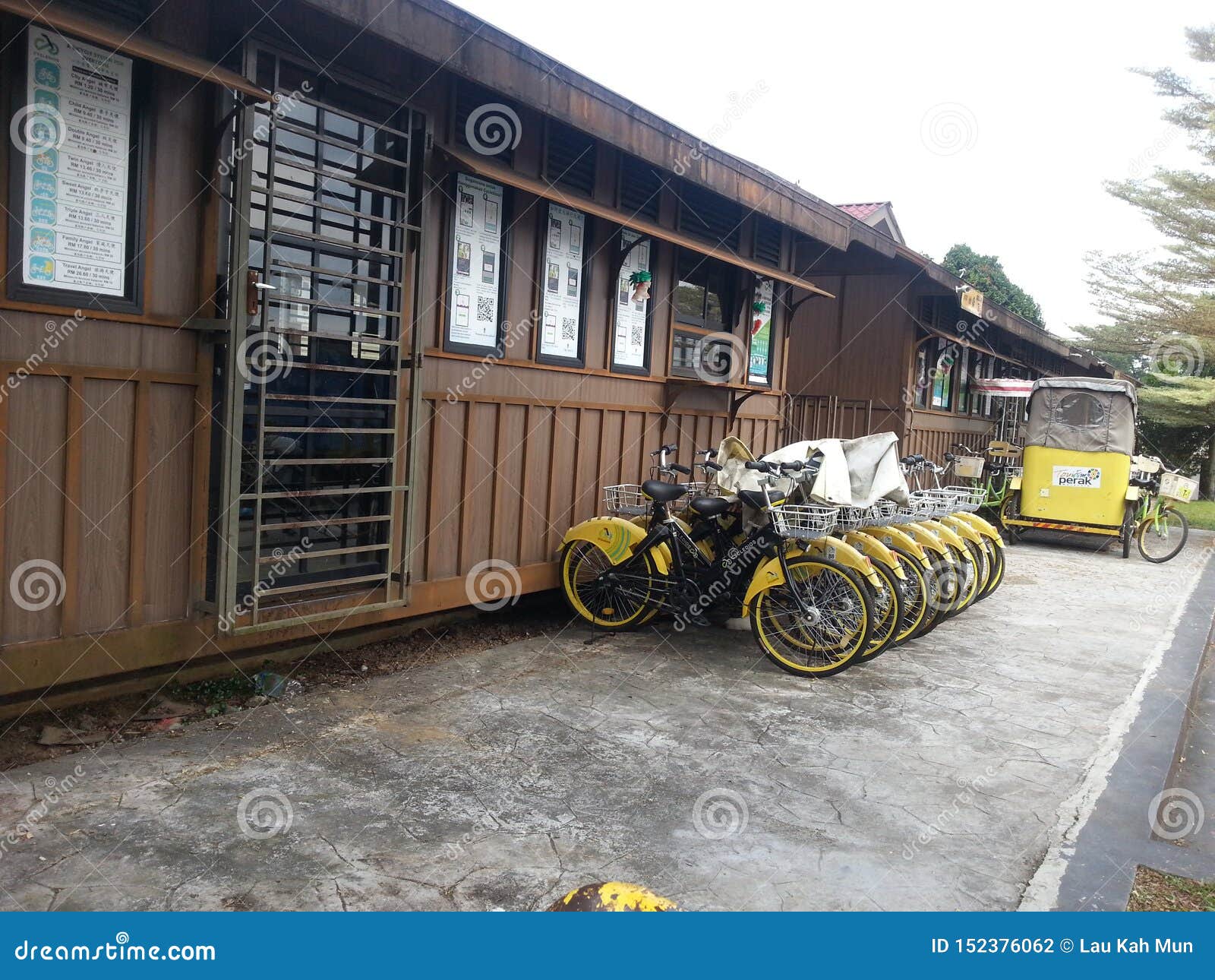 The Train Box is Made into a Restaurant. Editorial Photography - Image ...