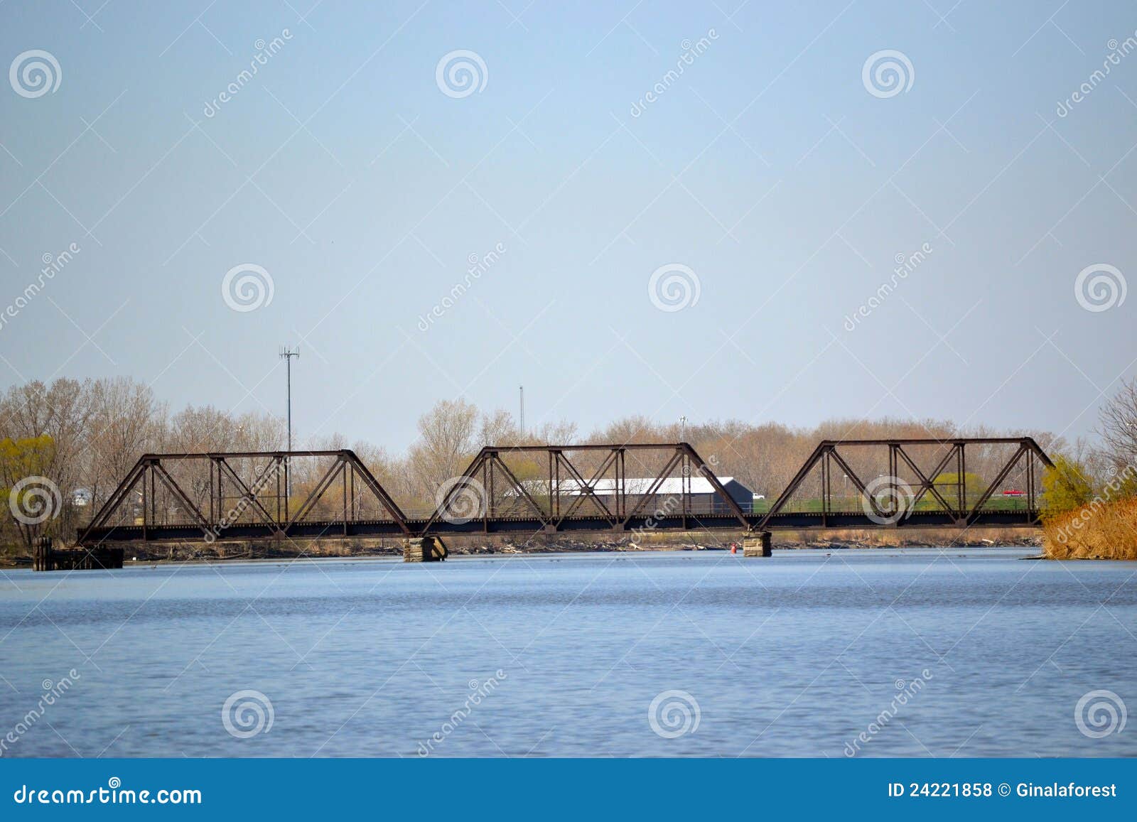Train Bridge stock photo. Image of trainbridge, landscapes - 24221858