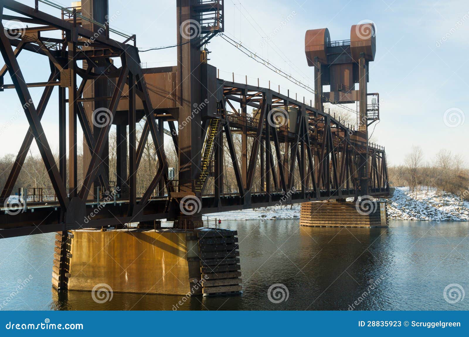 Train Bridge stock image. Image of heavy, industry, engineering - 28835923
