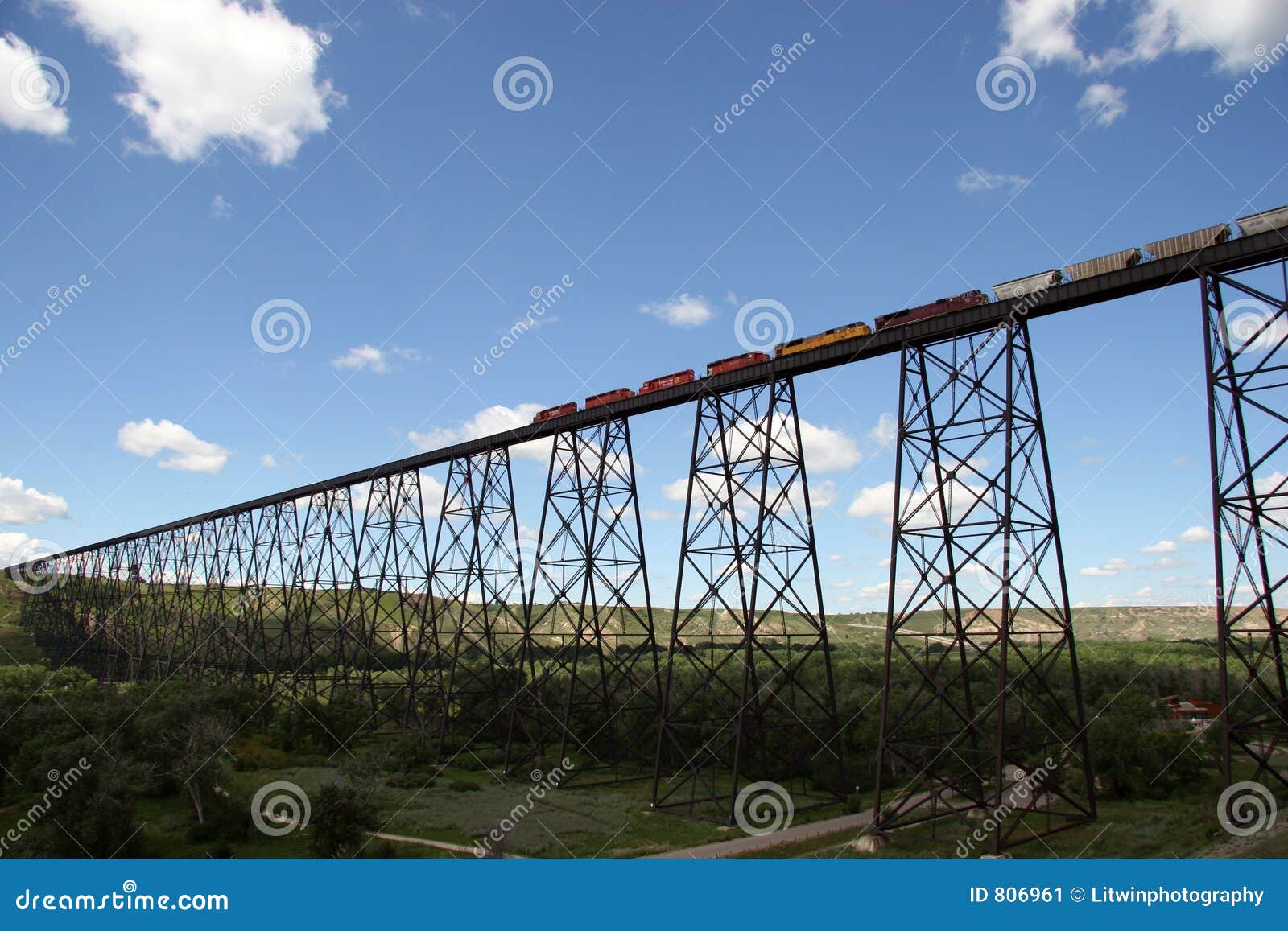 Train Bridge Royalty-Free Stock Image | CartoonDealer.com #133610080