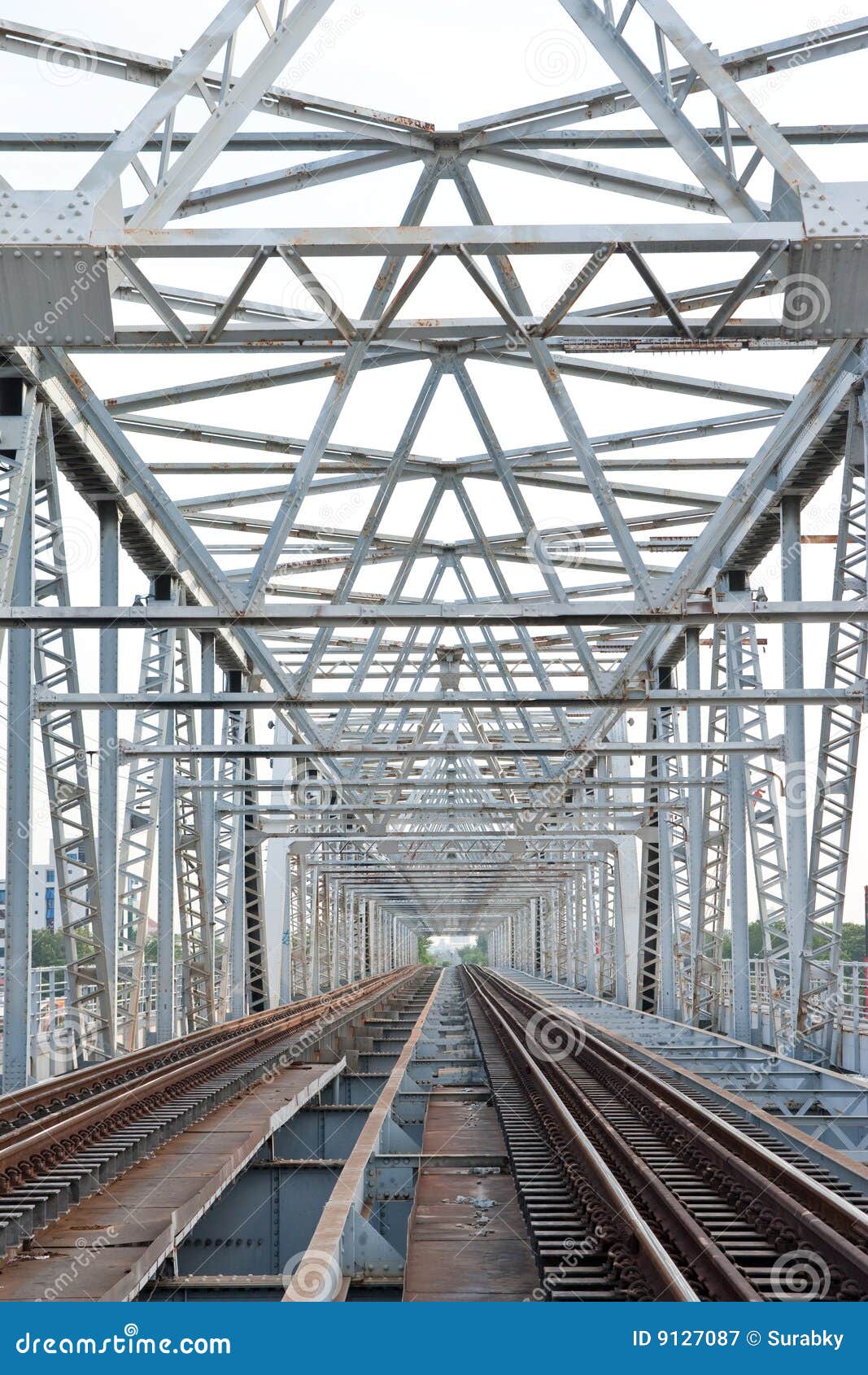 Train bridge stock image. Image of rail, infrastructure - 9127087