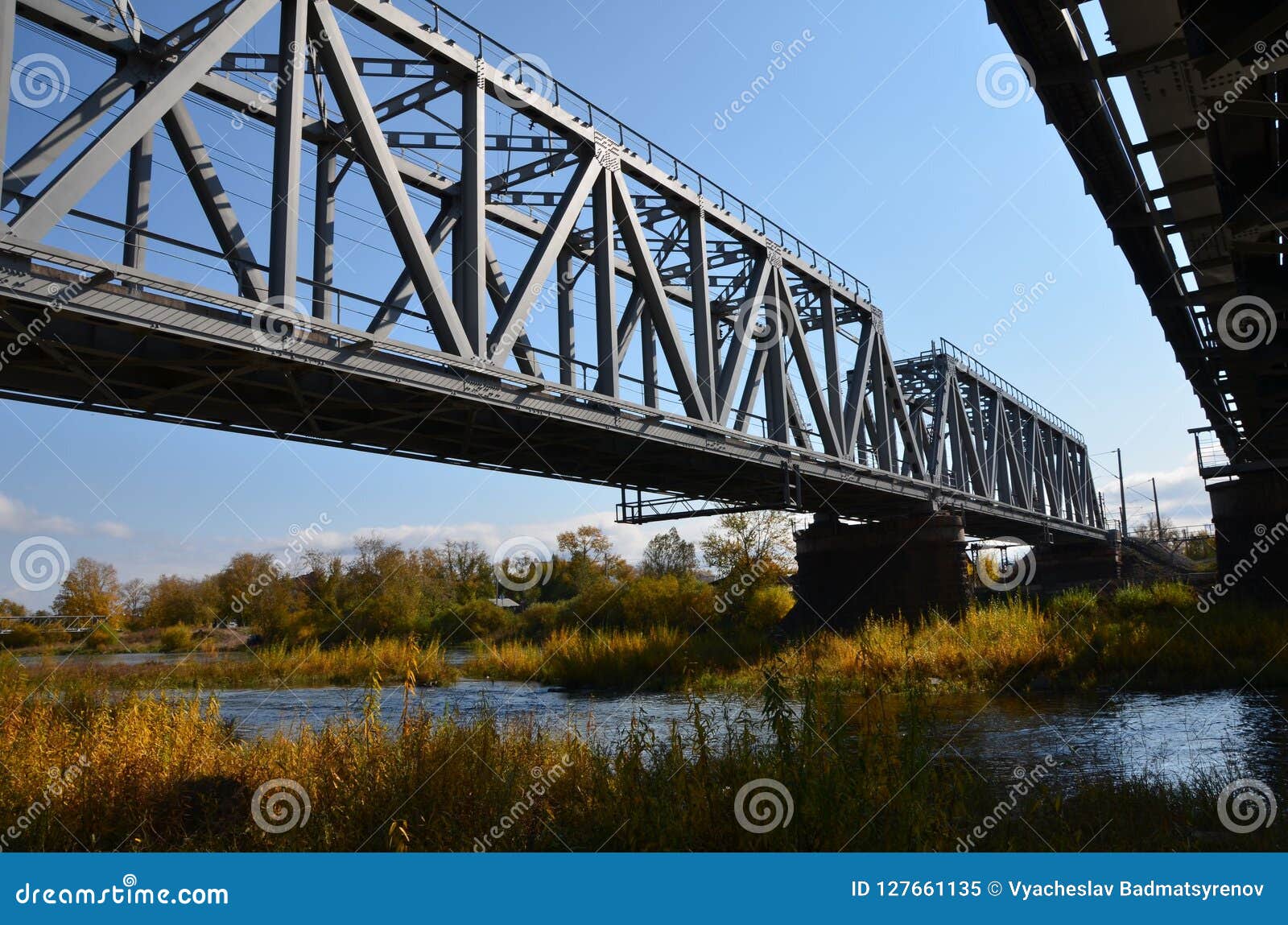 A train bridge from bottom stock image. Image of base - 127661135