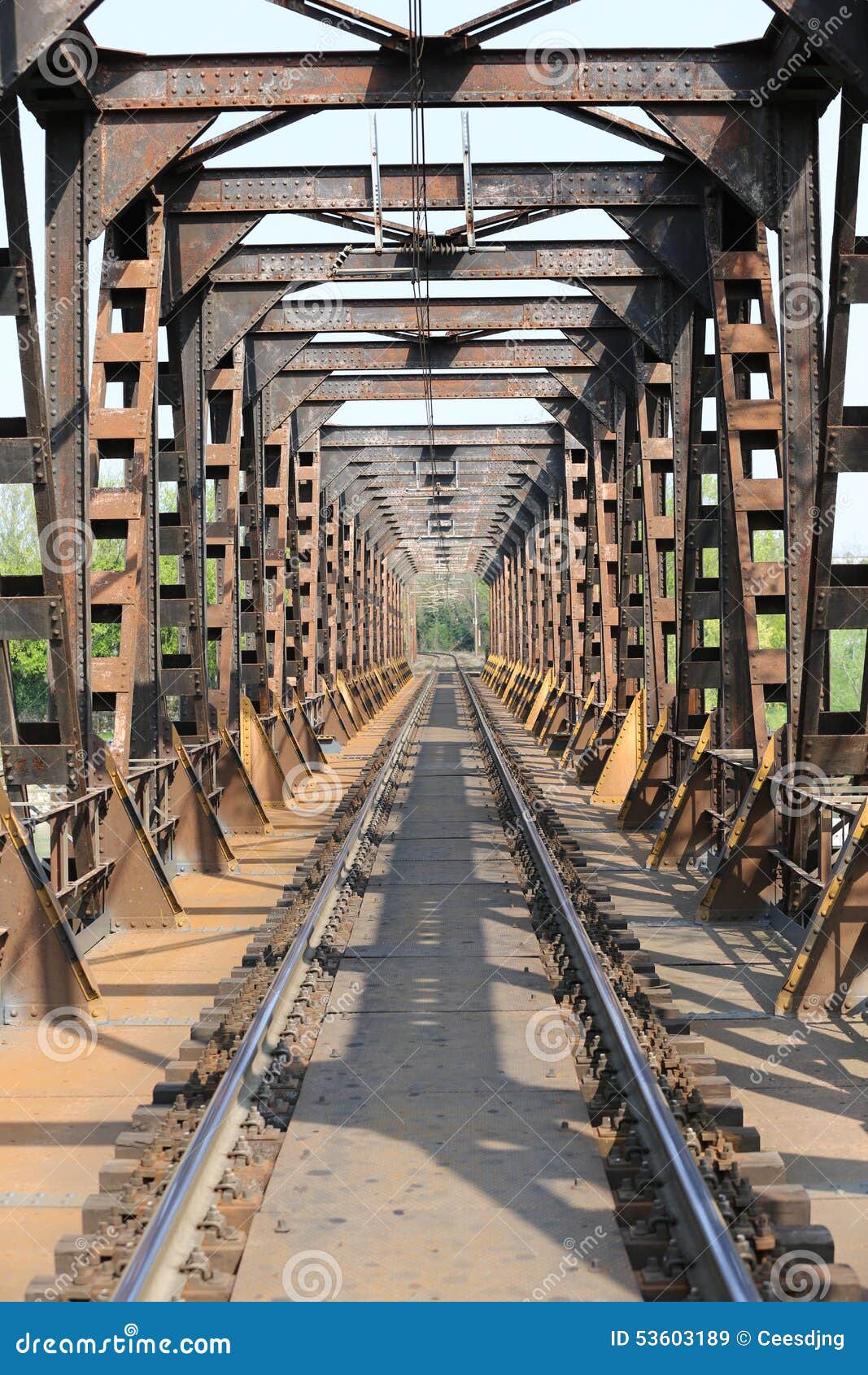 Train bridge stock image. Image of bridge, creative, depth - 53603189