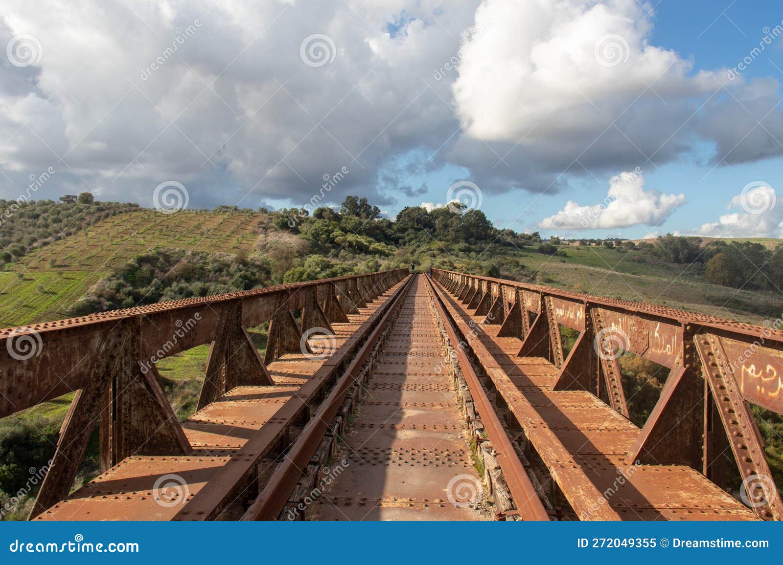Train Bridge at Oued Zitoun, Ghezala Bizerte Tunisia Stock Image ...