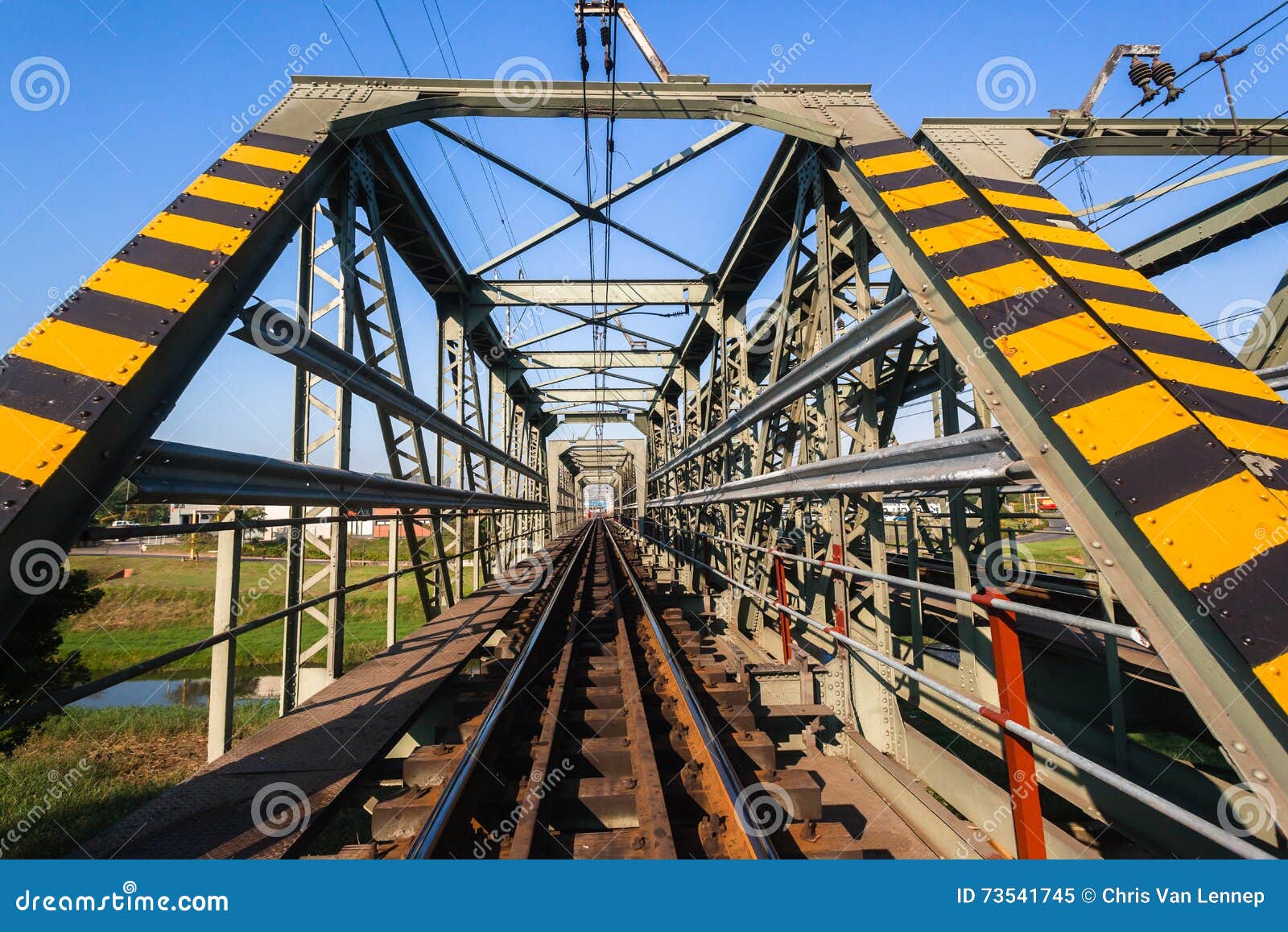 Train Bridge Steel Structure Stock Image - Image of inside, steel: 73541745