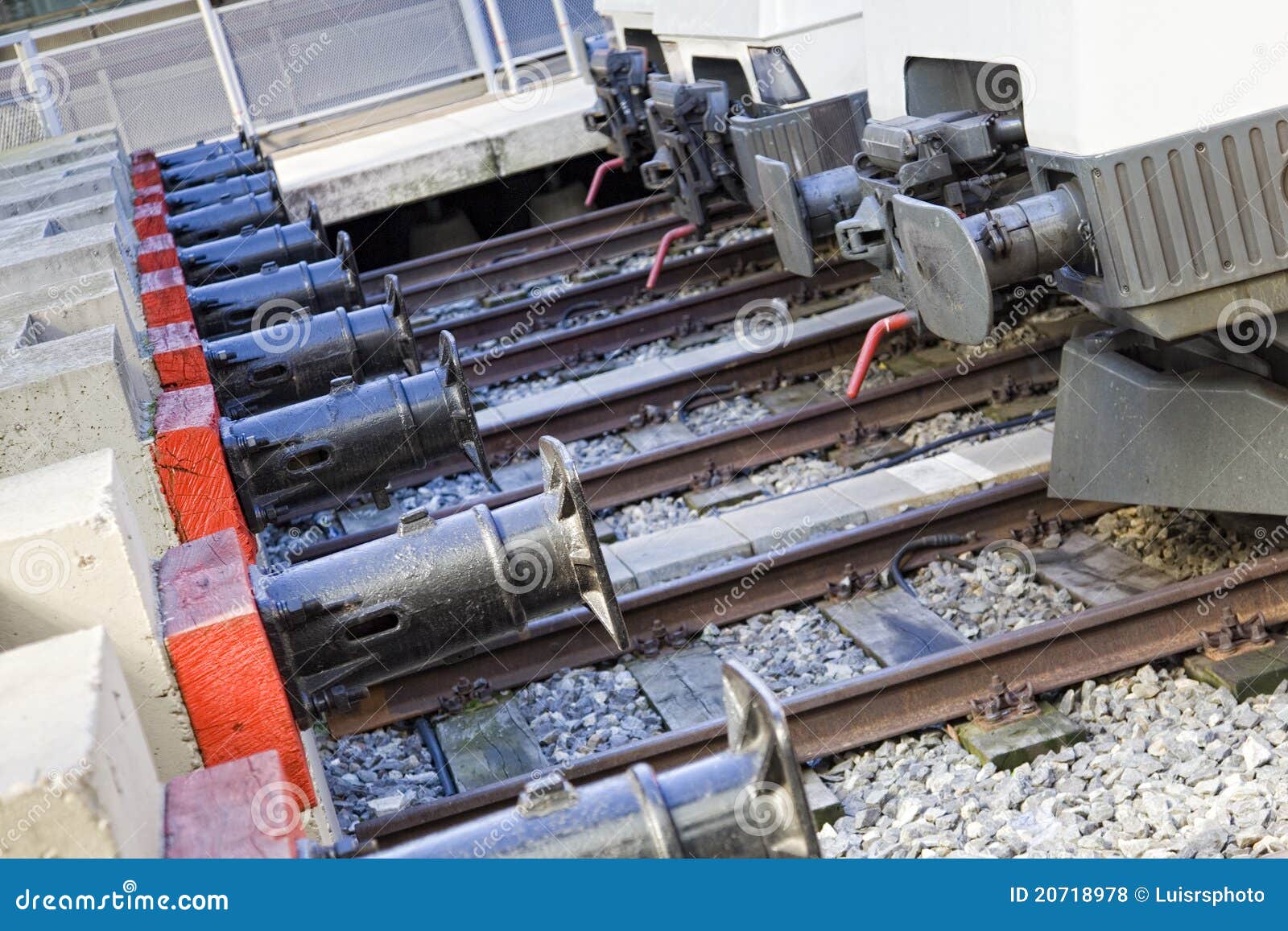 Train buffers stock photo. Image of train, buffer, stop - 20718978