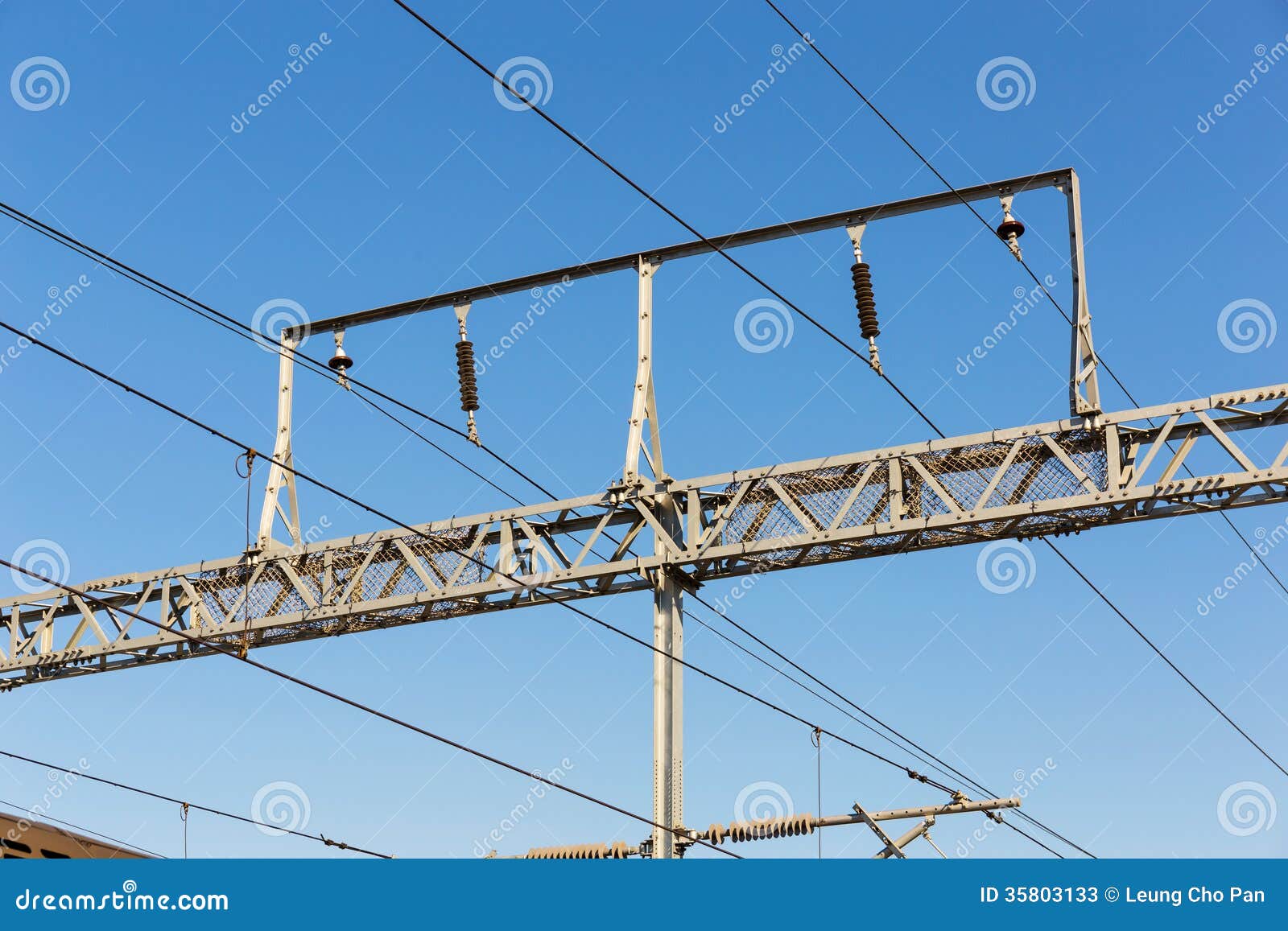 Train cable stock image. Image of catenary, power, tram - 35803133