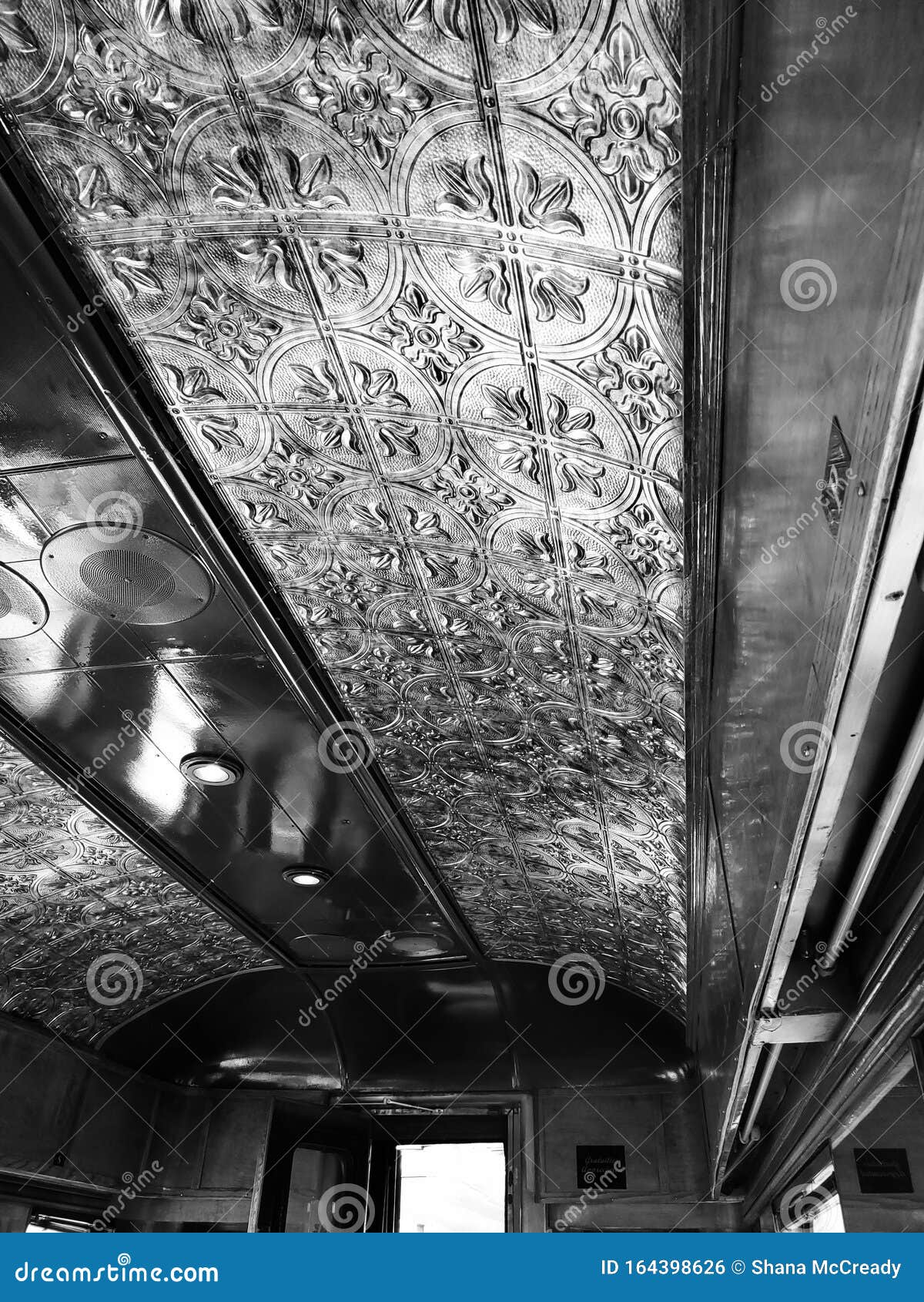 Train car ceiling stock photo. Image of train, ceiling - 164398626