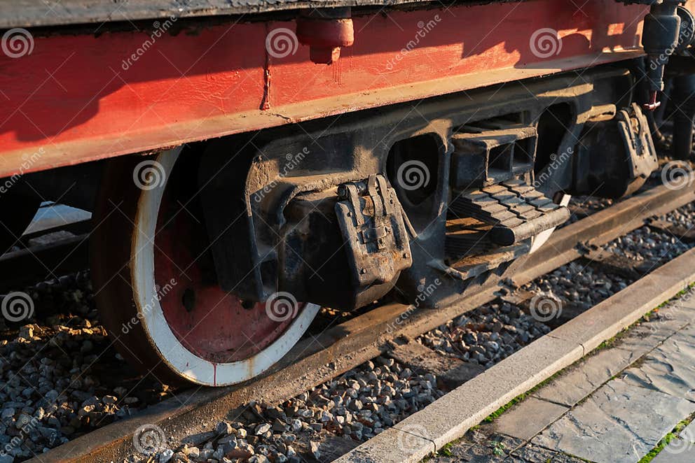 Train Car Undercarriage, Passenger Train Stock Image - Image of power ...