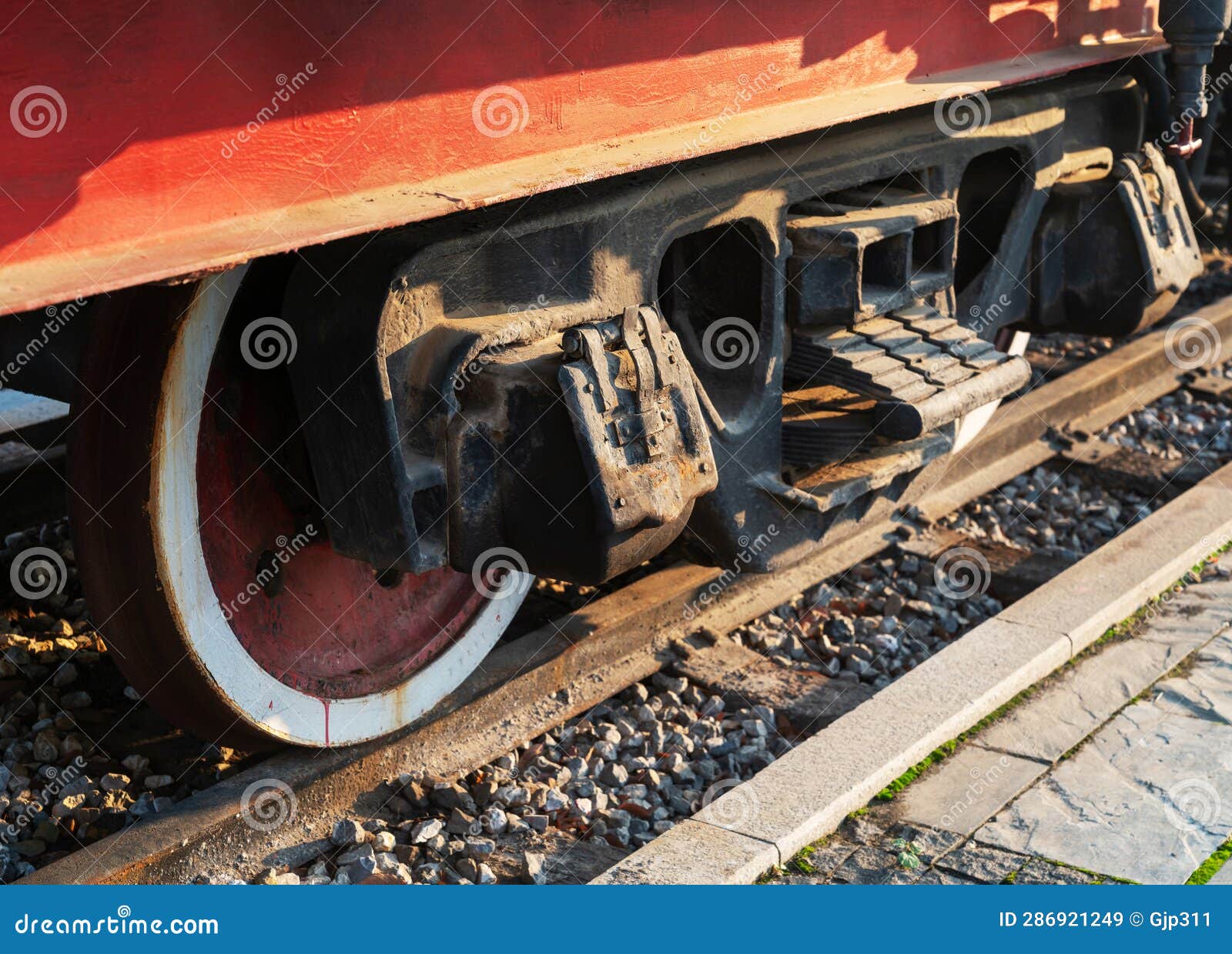 Train Car Undercarriage, Passenger Train Stock Image - Image of traffic ...