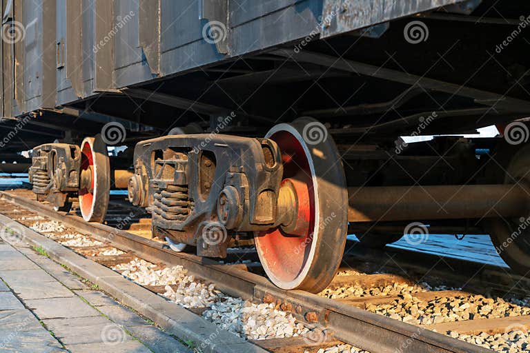 Train Car Undercarriage, Passenger Train, Freight Train Stock Image ...