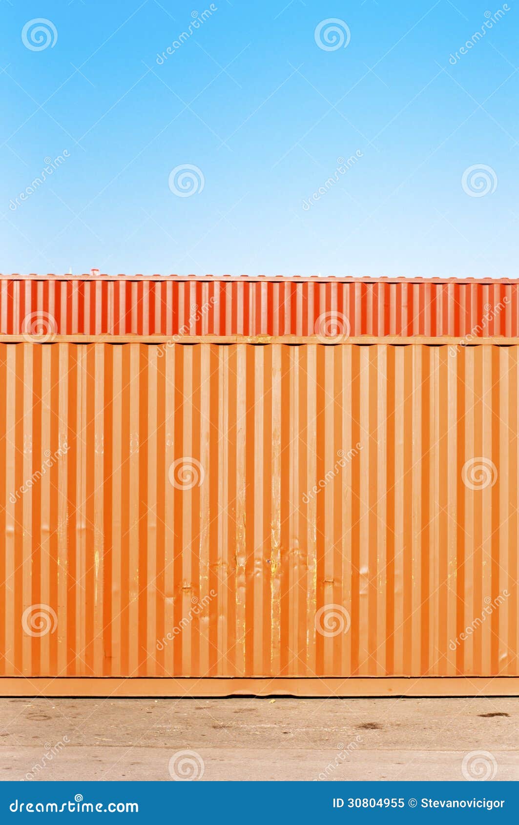 Train cargo container stock image. Image of storage, warehouse - 30804955