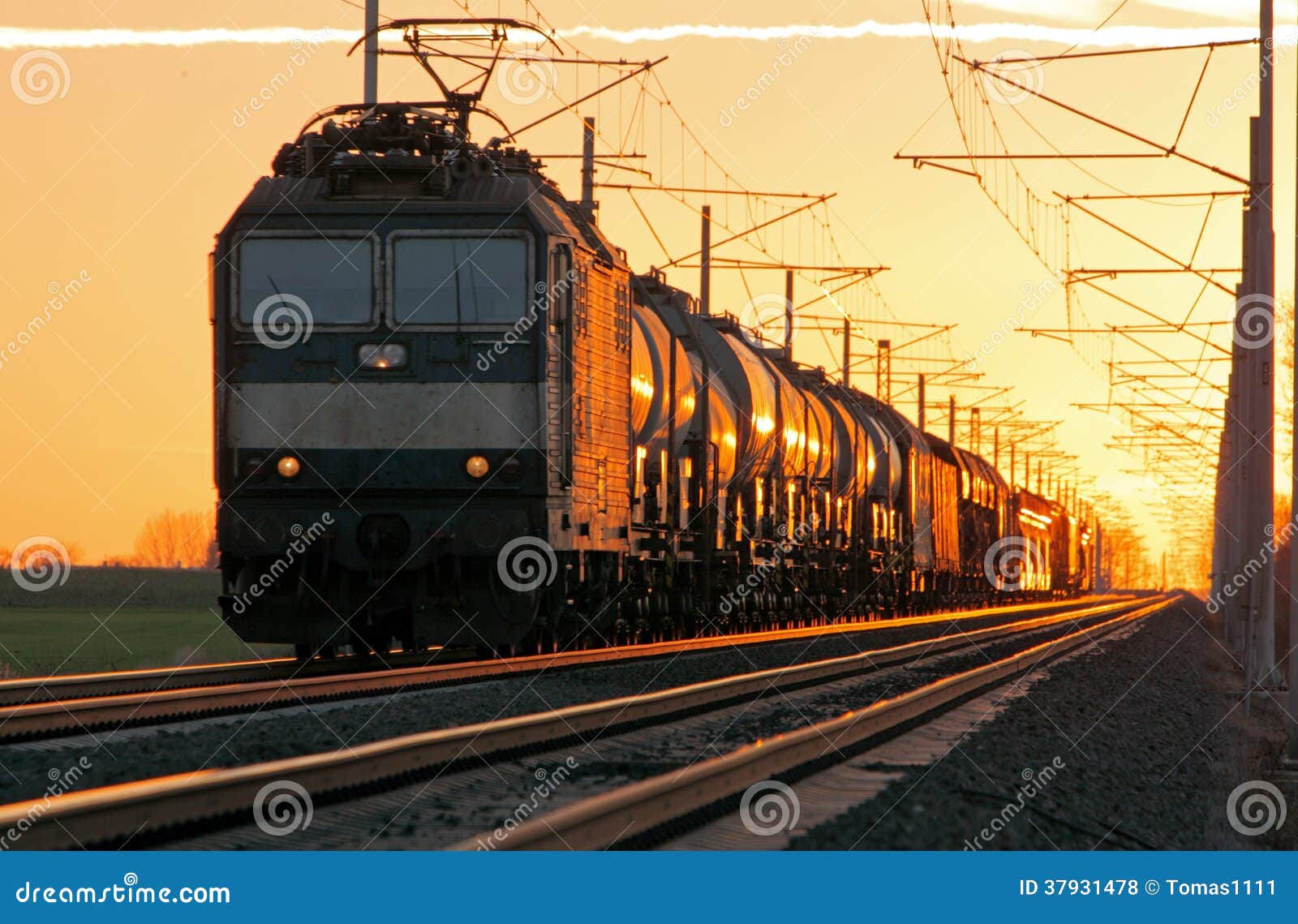 Train cargo in railroad stock photo. Image of motion - 37931478