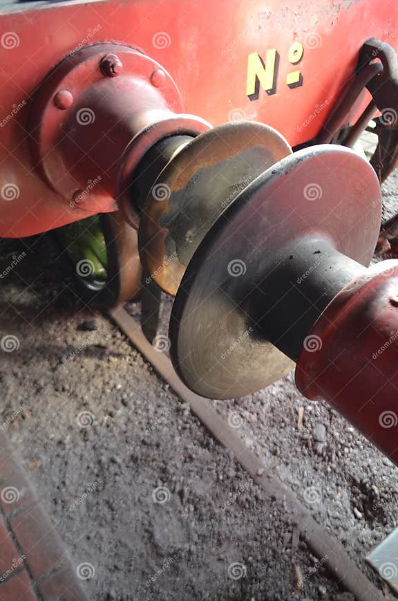 Train carriage buffer. stock photo. Image of locomotive - 67975538
