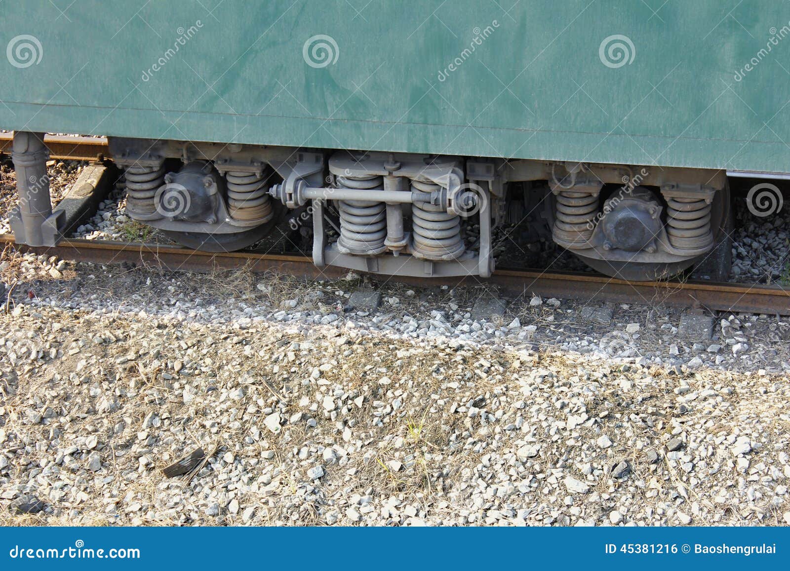 Train Carriage Wheel Structure Stock Photo - Image of objects, model ...