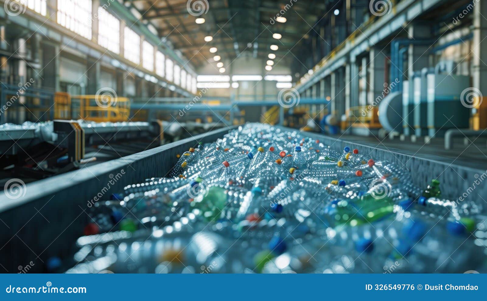A Train is Carrying a Large Amount of Plastic Bottles Stock Photo ...