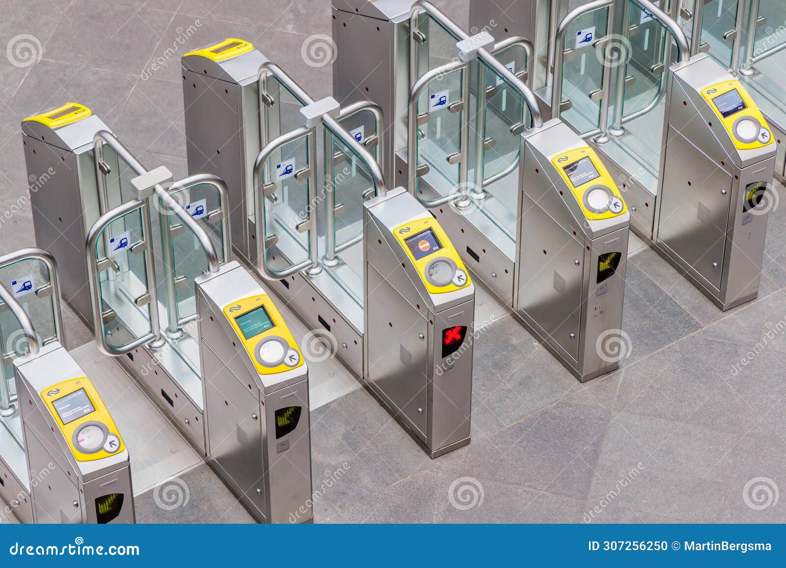 Train Check in and Check Out Gate Inside the Central Railway Station in ...