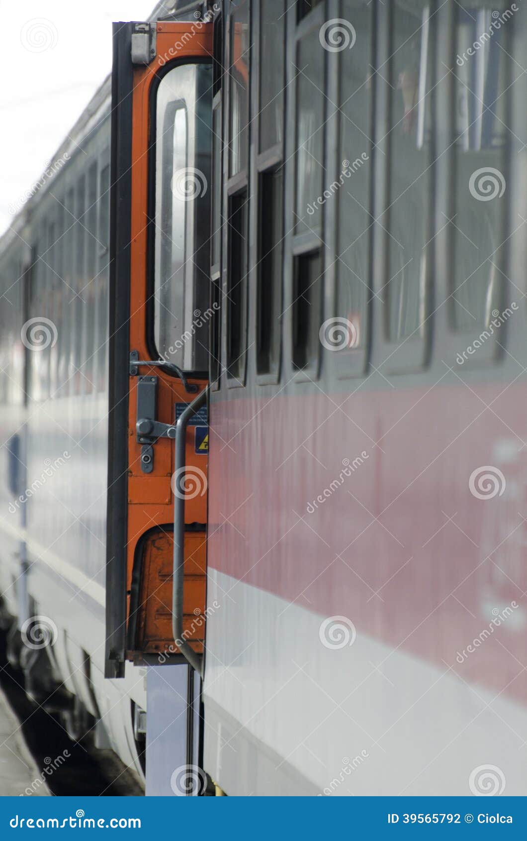Train Coach with an Open Door Stock Photo - Image of locomotive ...