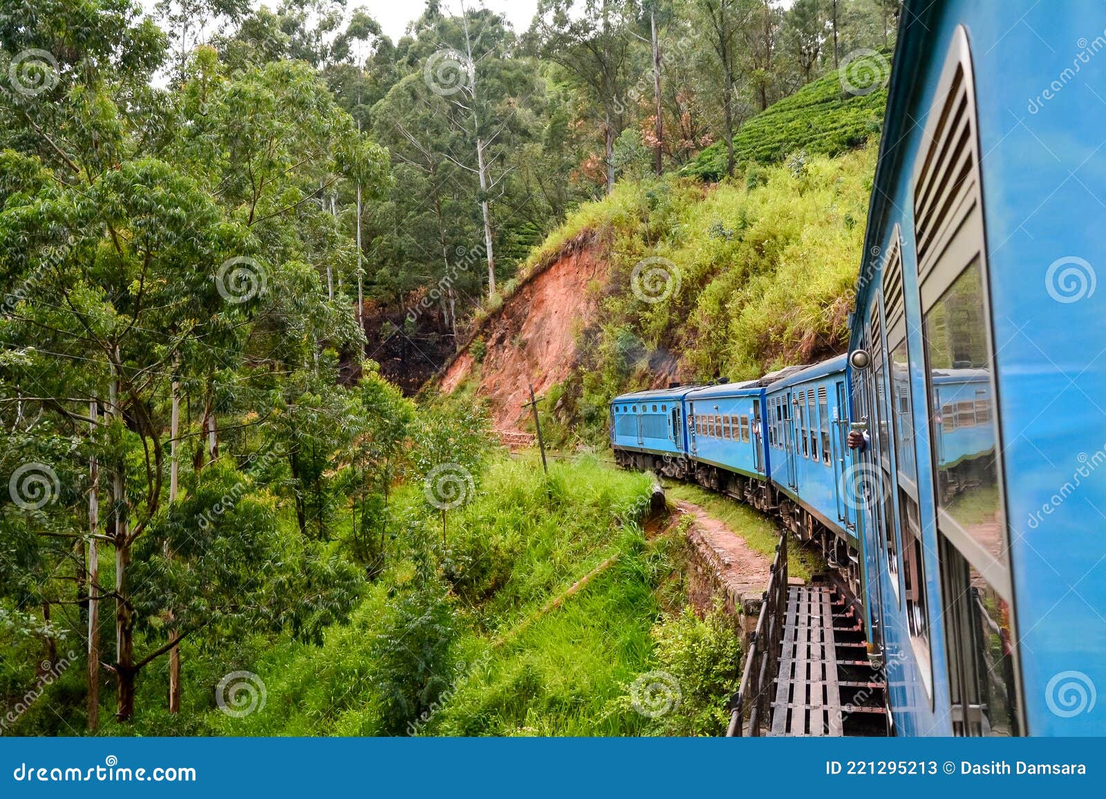 Train from Colombo To Badulla in Highlands of Srilanka Stock Image ...