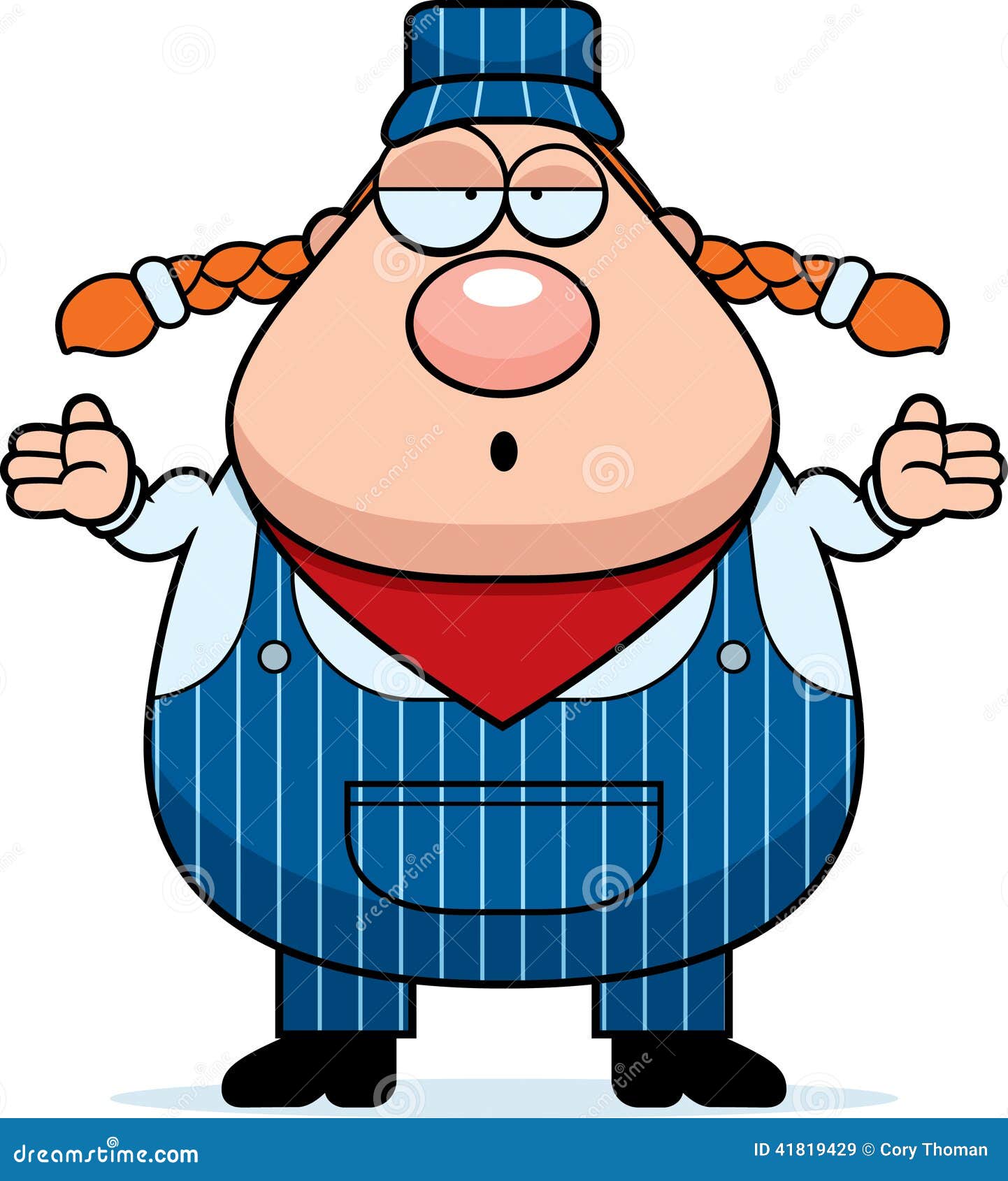 Train Conductor Confused stock vector. Illustration of graphic - 41819429