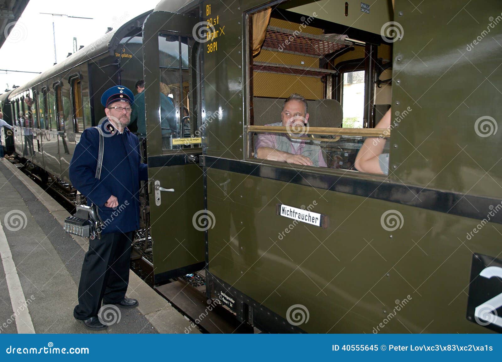 Train Conductor Waving on Train Editorial Image - Image of delaware ...