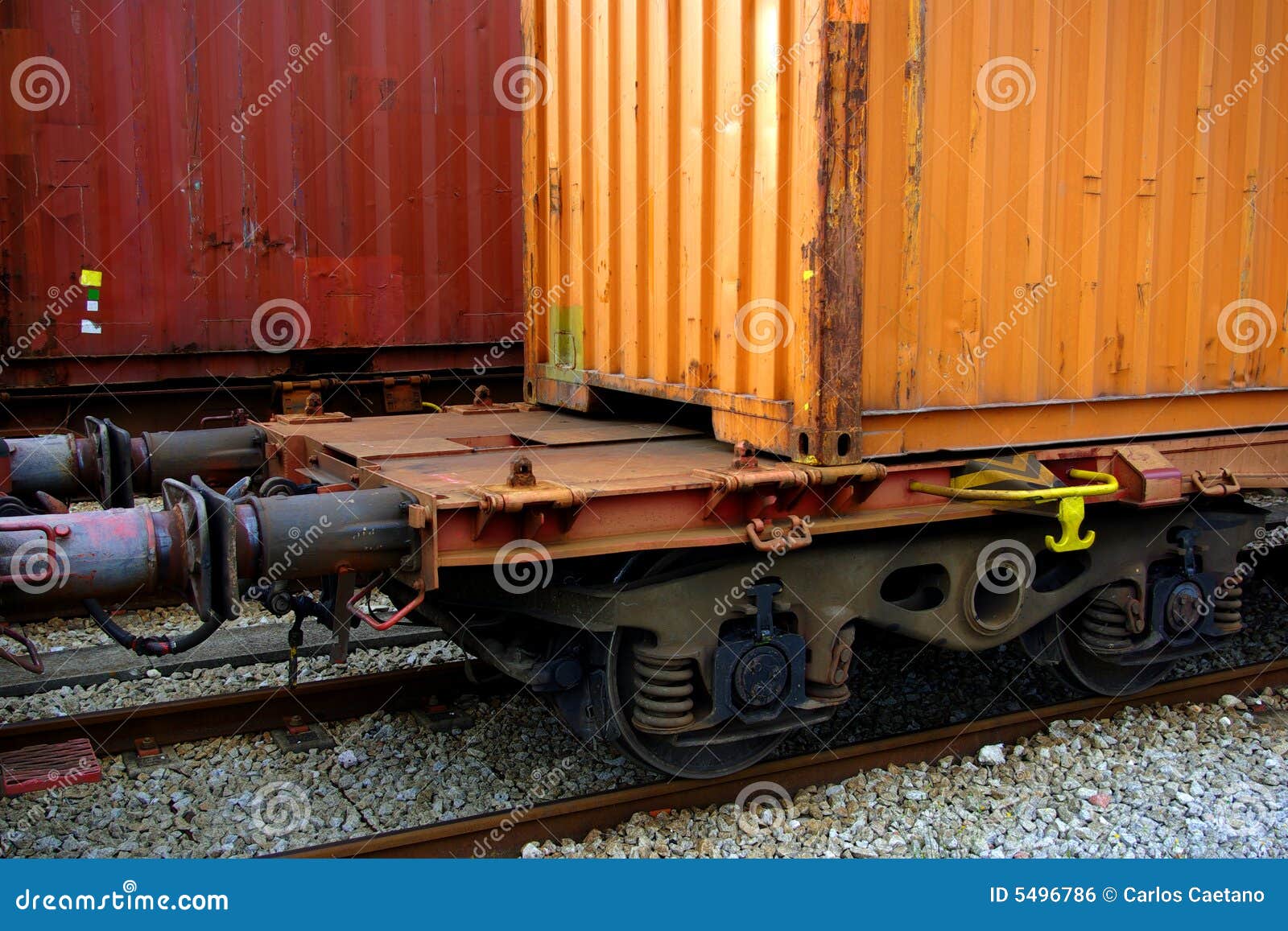 Train Containers stock photo. Image of containerization - 5496786