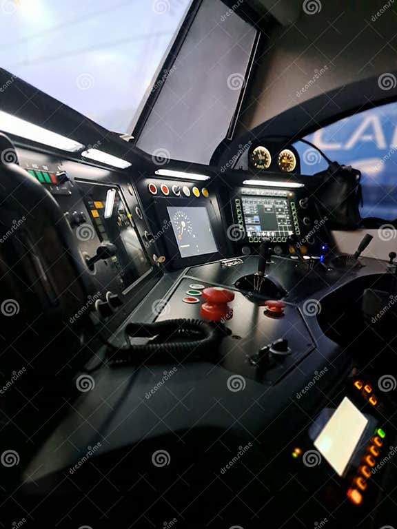 Train control panel Poland stock image. Image of airliner - 341141783