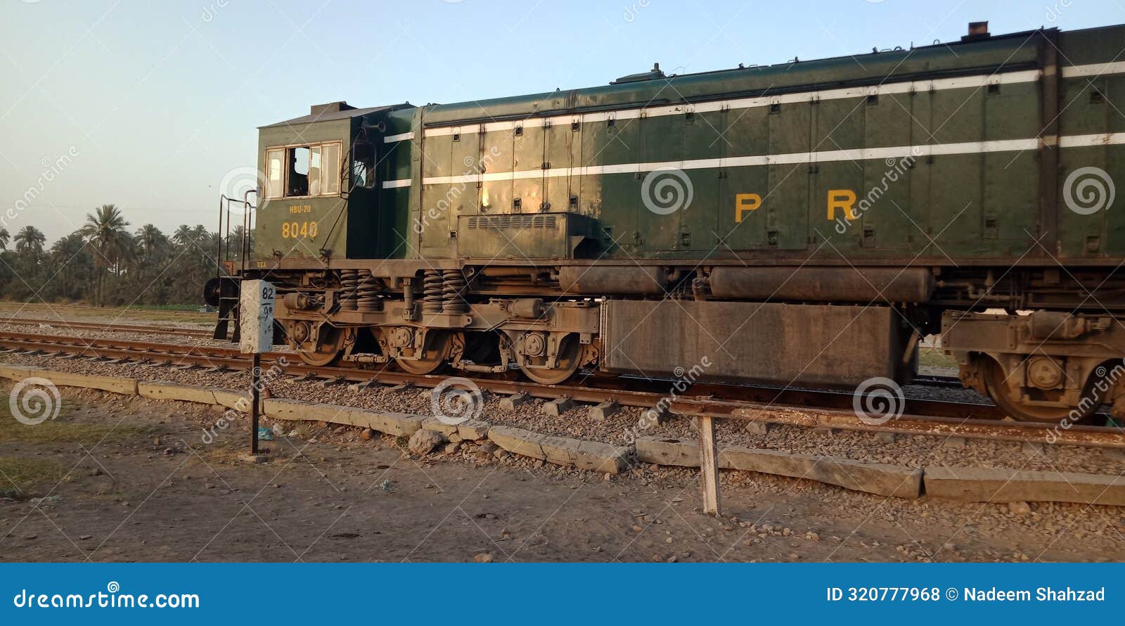 Train in the Countryside in Punjab Pakistan Editorial Stock Photo ...