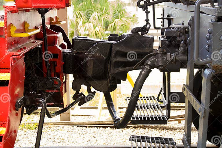 Train coupling stock photo. Image of coupling, railway - 38113162
