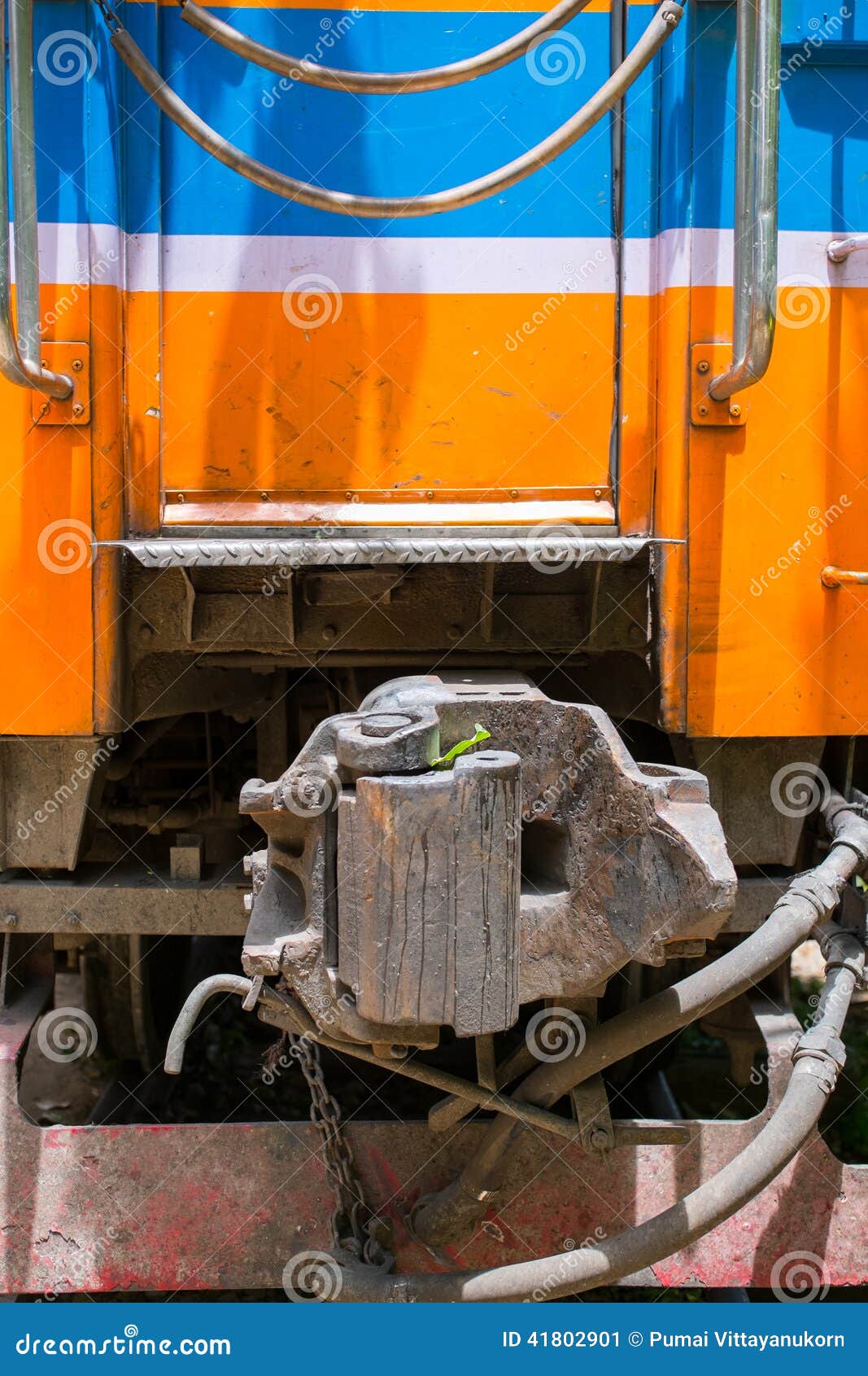 Train coupling box stock image. Image of transportion - 41802901
