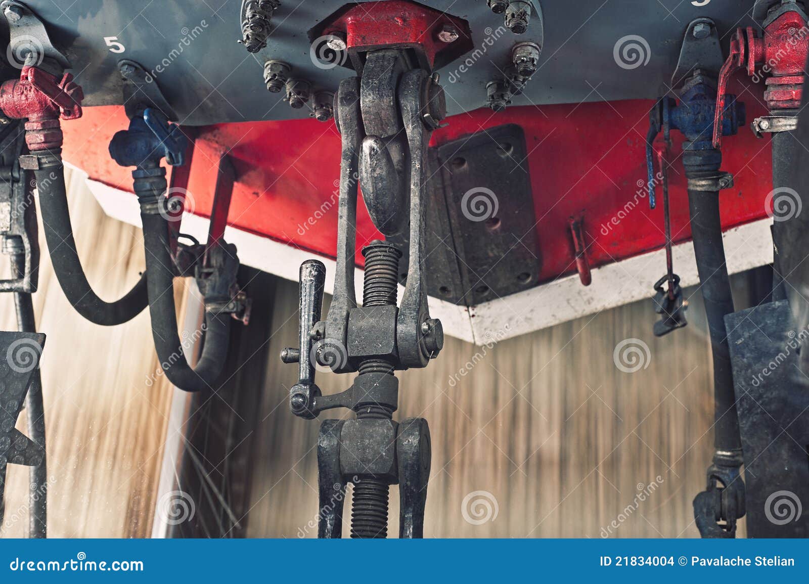 Train Coupling or Connection while Running Stock Photo - Image of ...