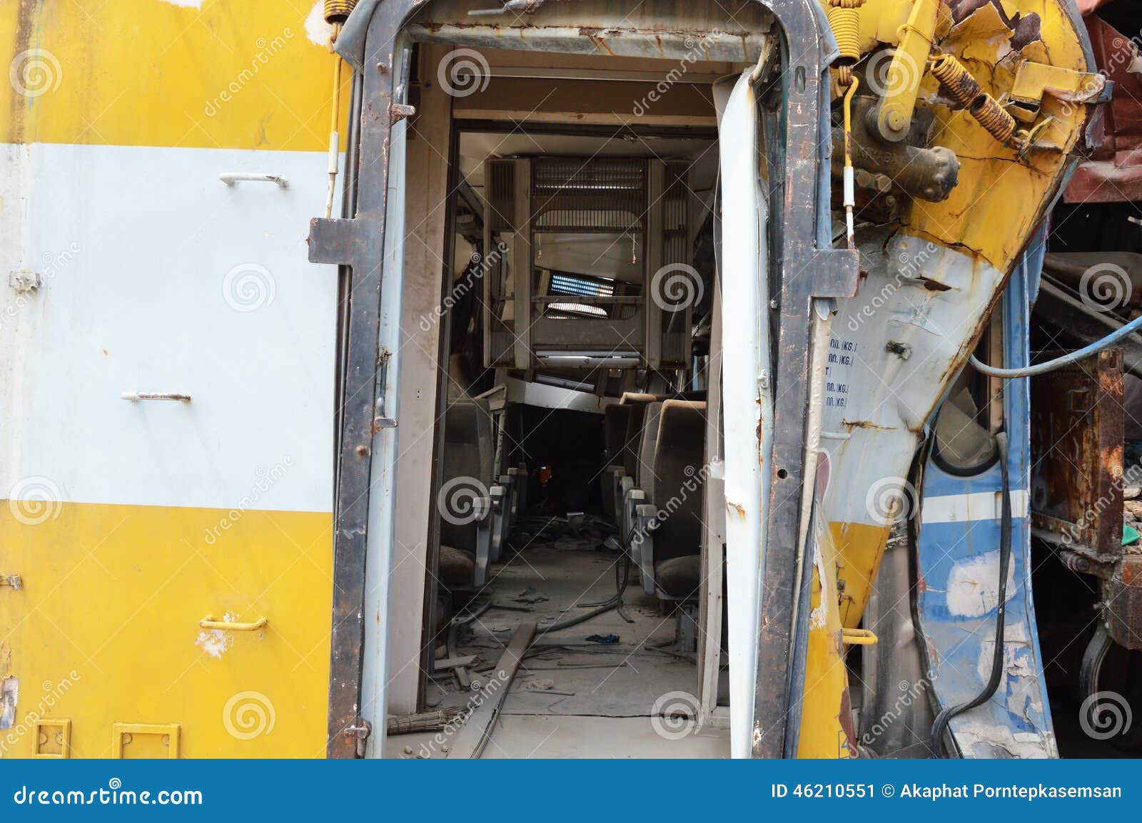 Train crash by an accident stock image. Image of broken - 46210551