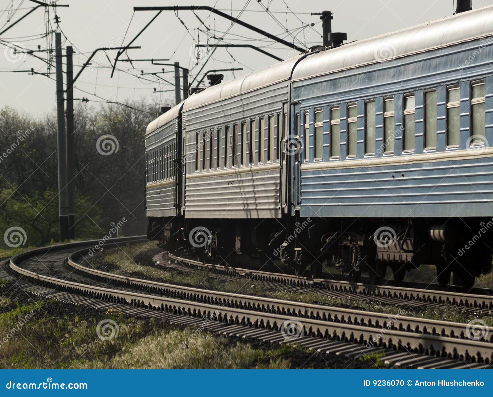 Train on curve stock photo. Image of travel, curve, track - 9236070