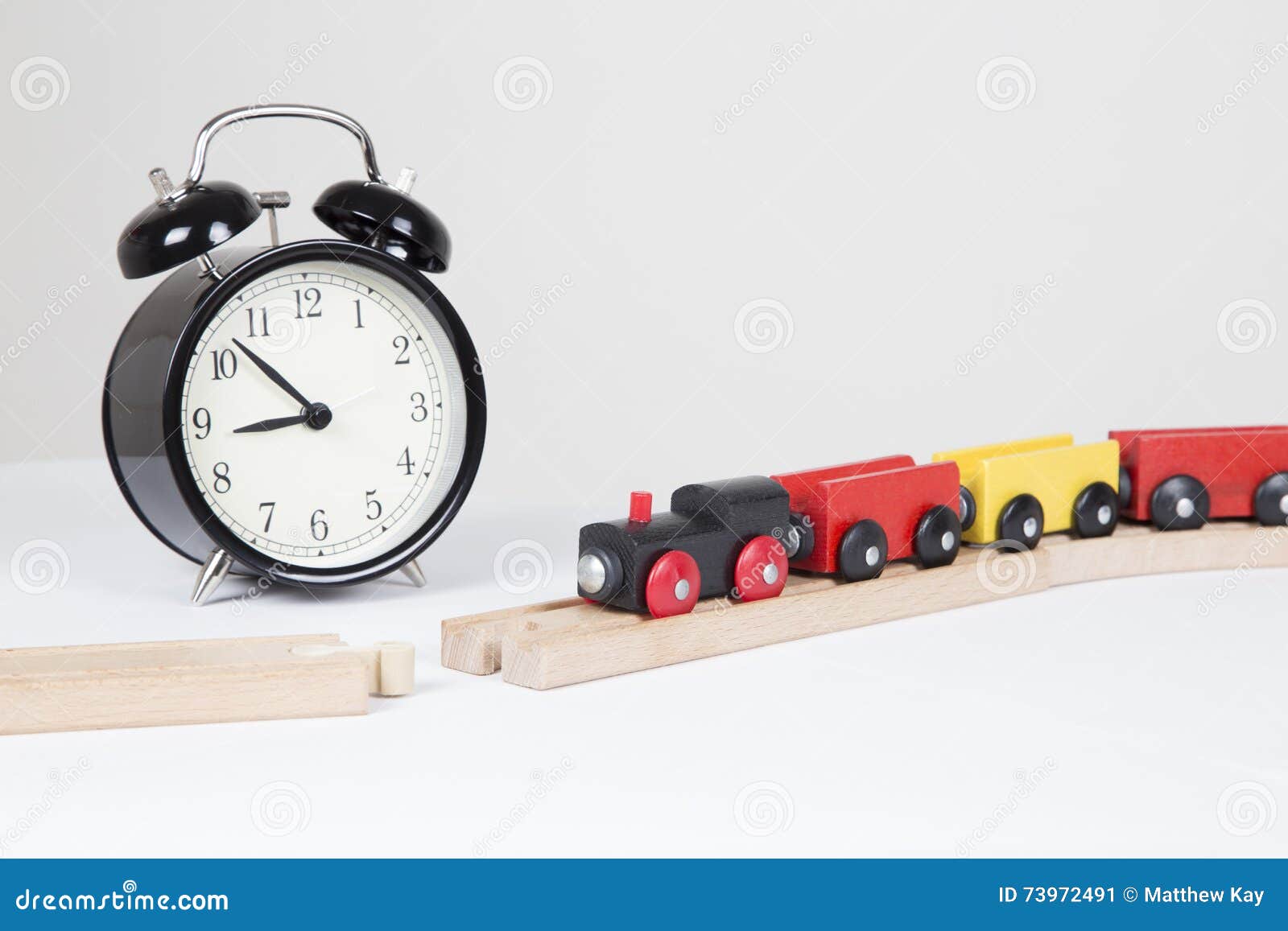 Train Delays Concept - Break in Line Stock Image - Image of wheels ...