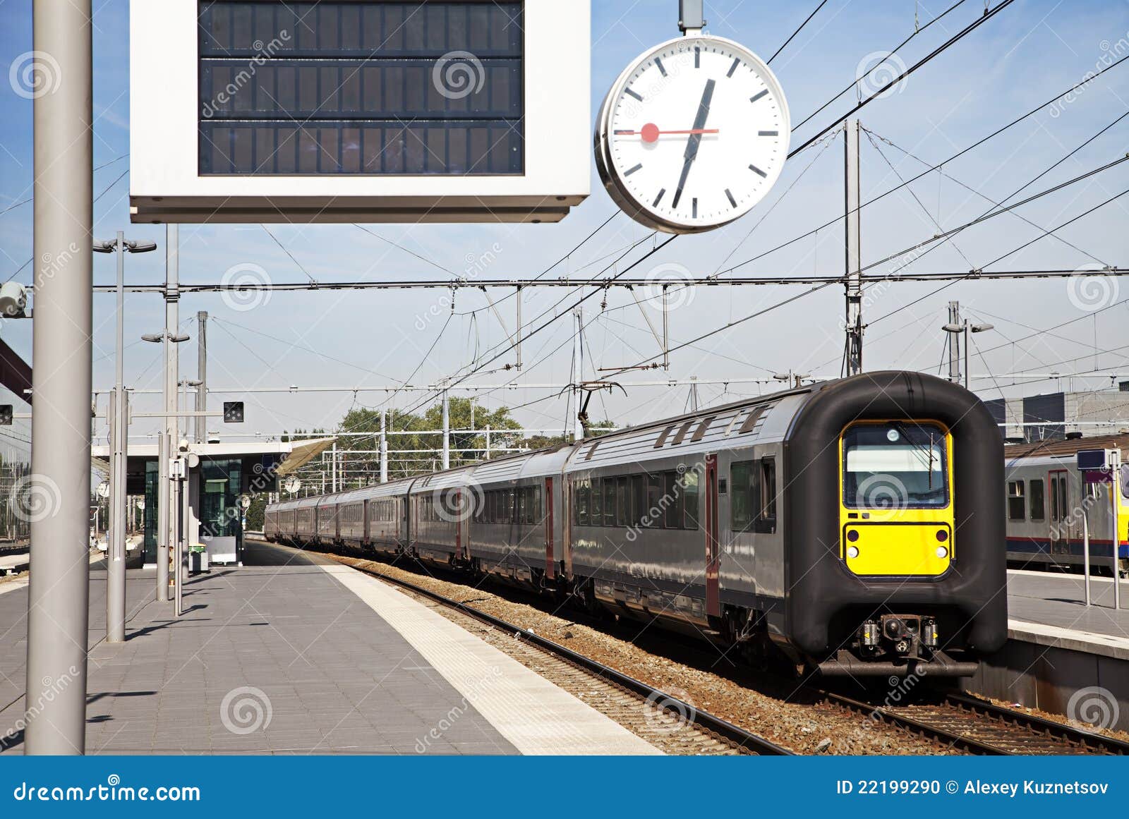 Train departure stock photo. Image of city, electric - 22199290