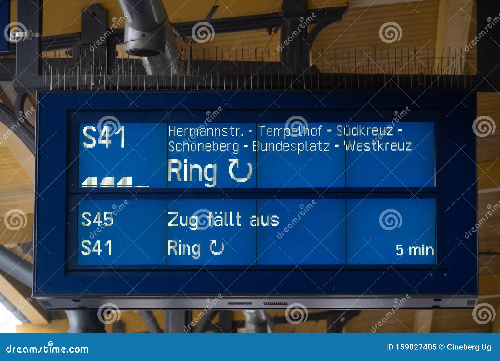 Train Departure Timetable Display Stock Image - Image of transit ...