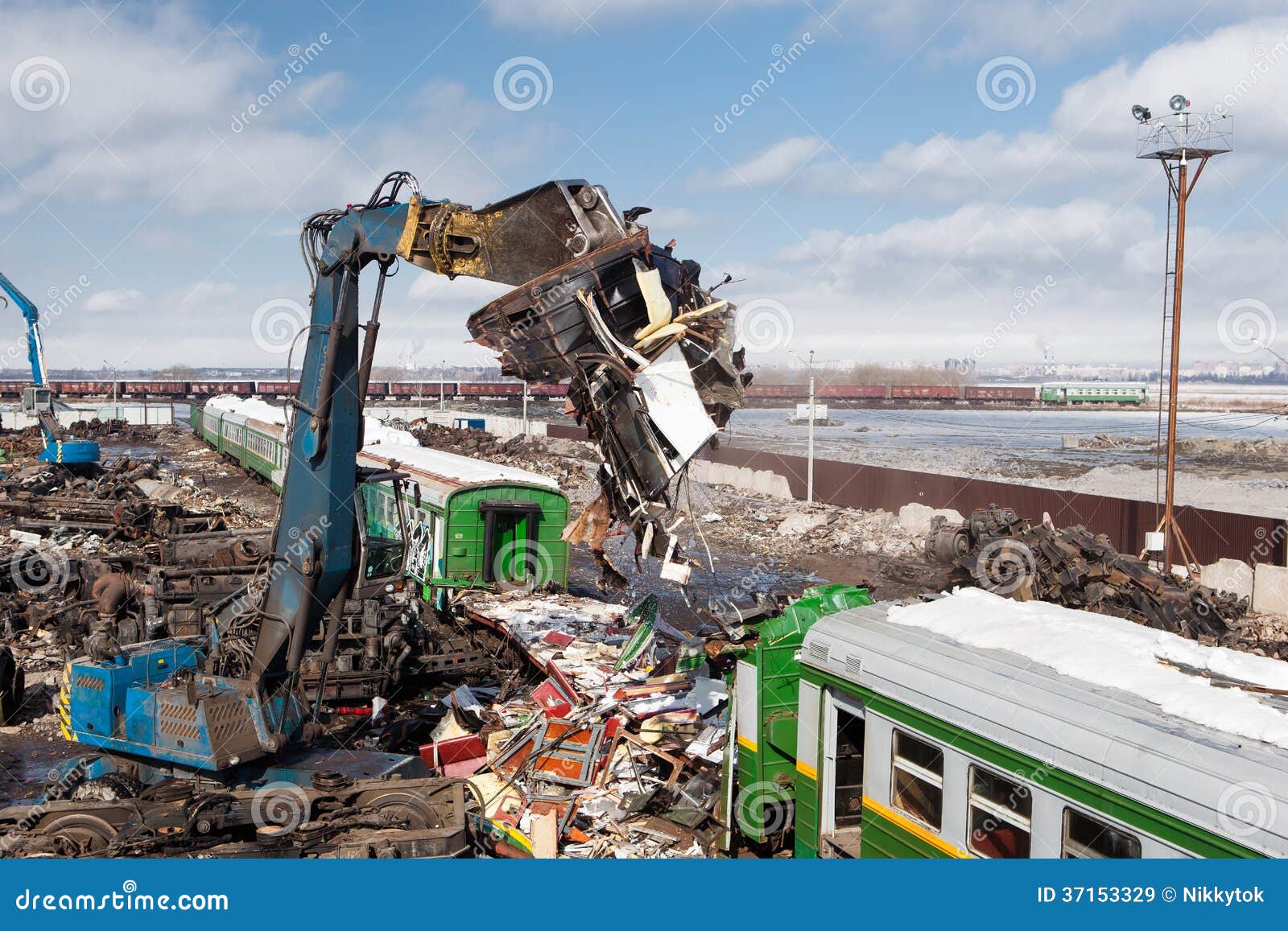 Train disassemble stock image. Image of tractor, metal - 37153329