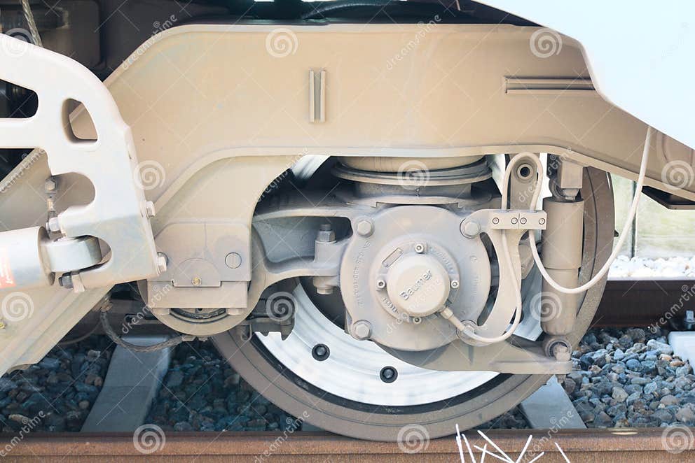 Train disk brakes editorial photo. Image of machinery - 124710871