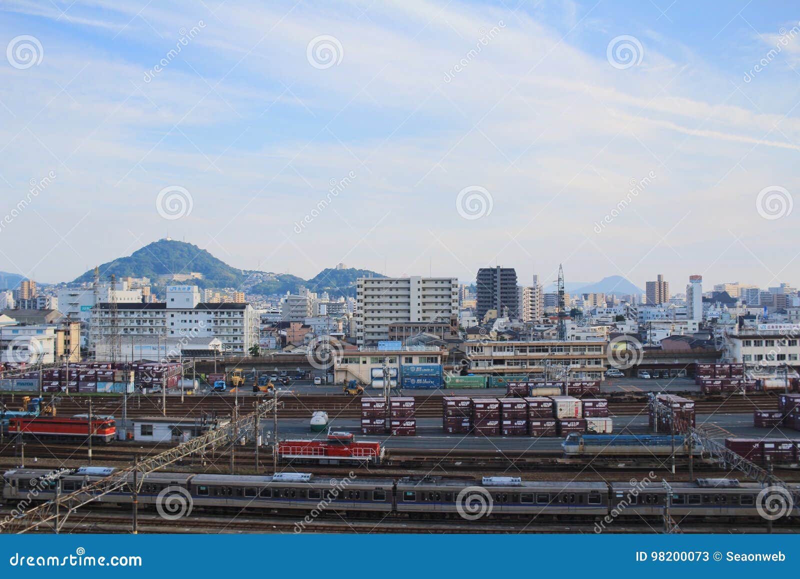 The Train Dock at HIROSHIMA, Editorial Stock Photo - Image of modern ...