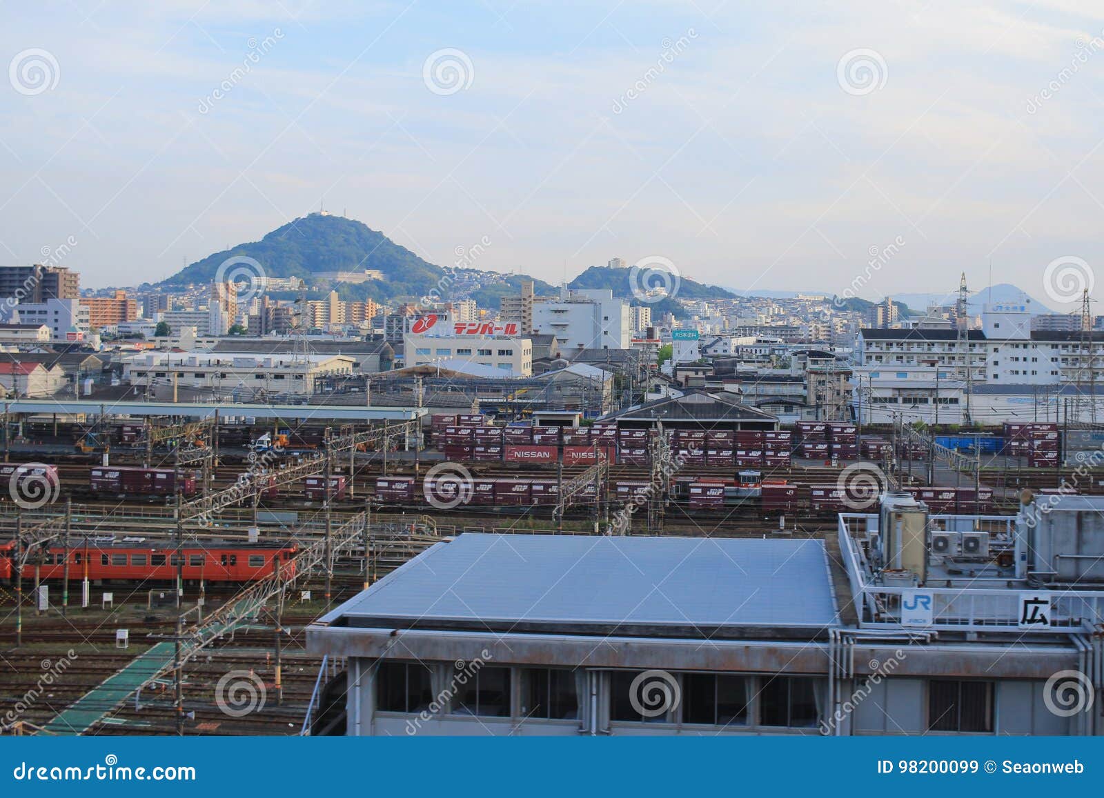 The Train Dock at HIROSHIMA, Editorial Stock Image - Image of city ...