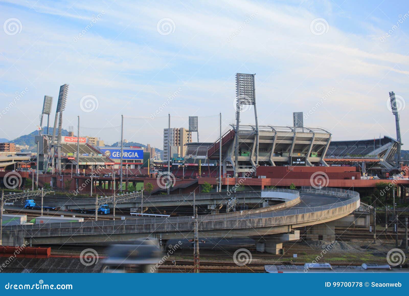 The Train Dock at Hiroshima Japan Editorial Stock Photo - Image of work ...