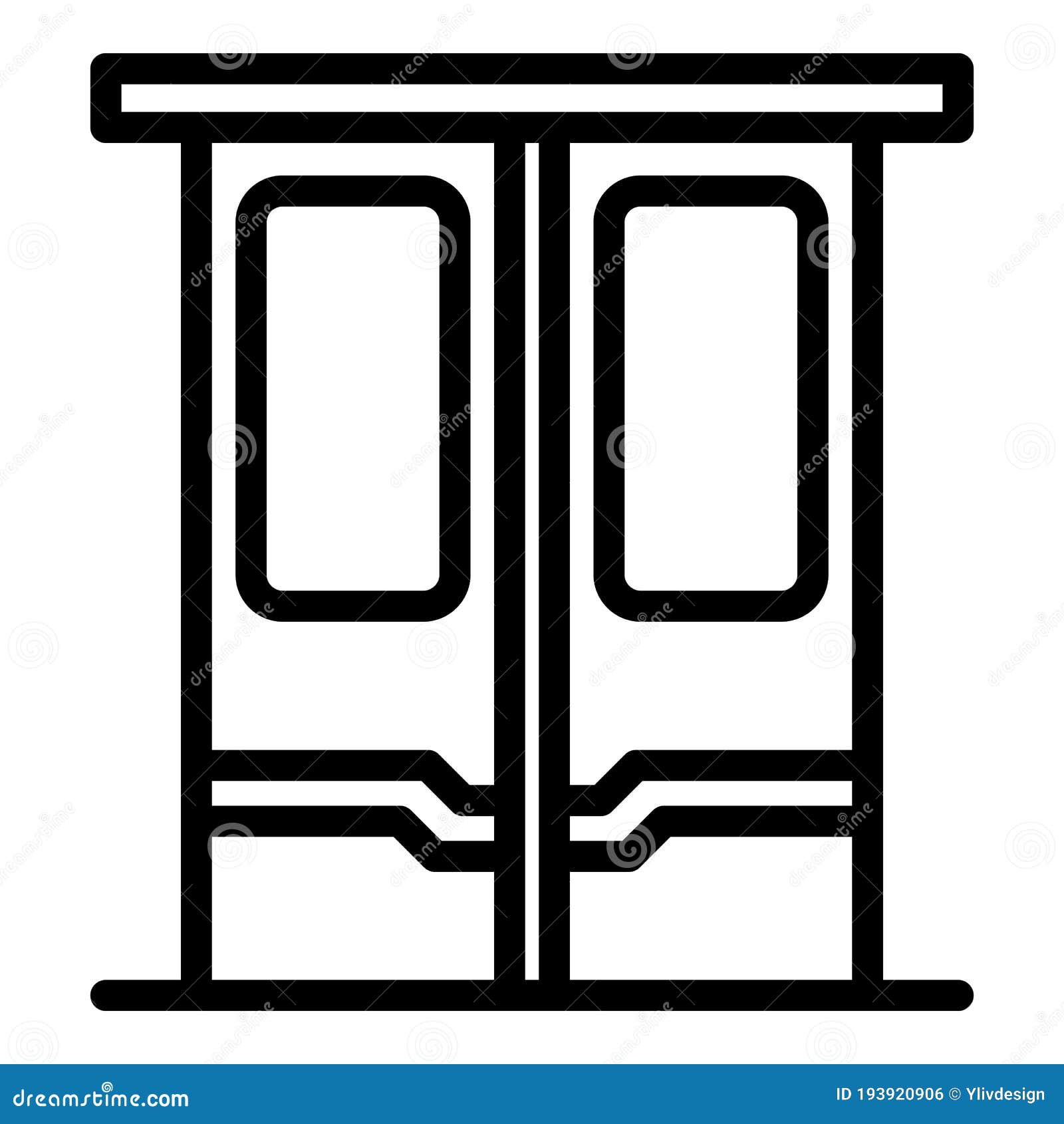 Overground Sign Icon. Metro Train Symbol. Cartoon Vector ...