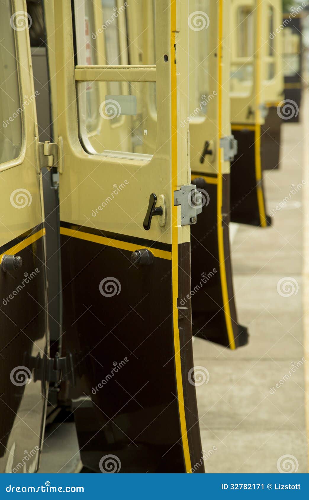 Train doors stock image. Image of steam, livery, platform - 32782171