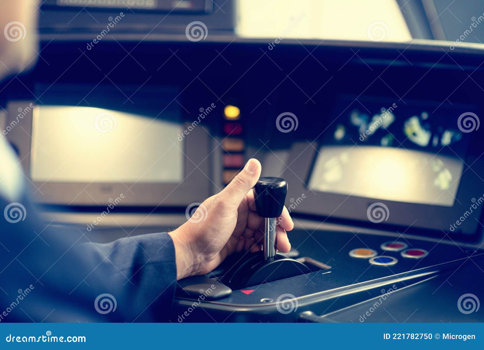 Train driver stock photo. Image of locomotive, piloting - 221782750