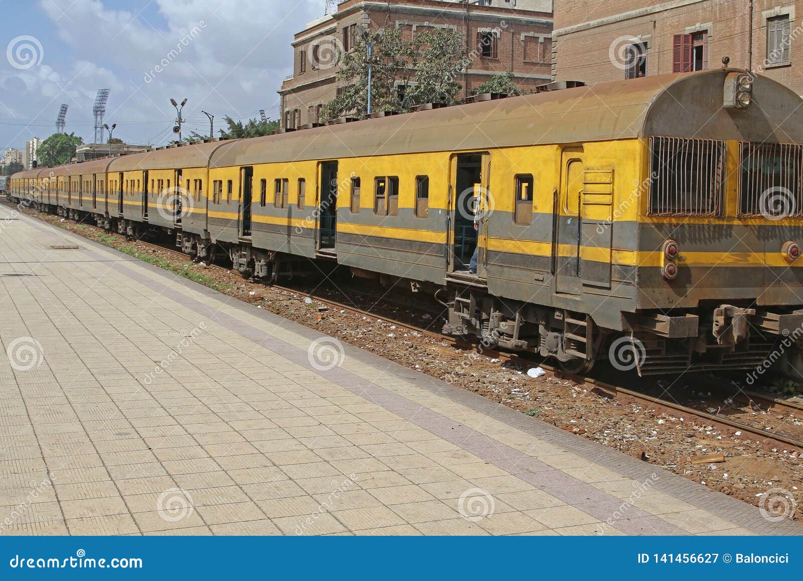 Train Egypt stock image. Image of rail, egypt, africa - 141456627