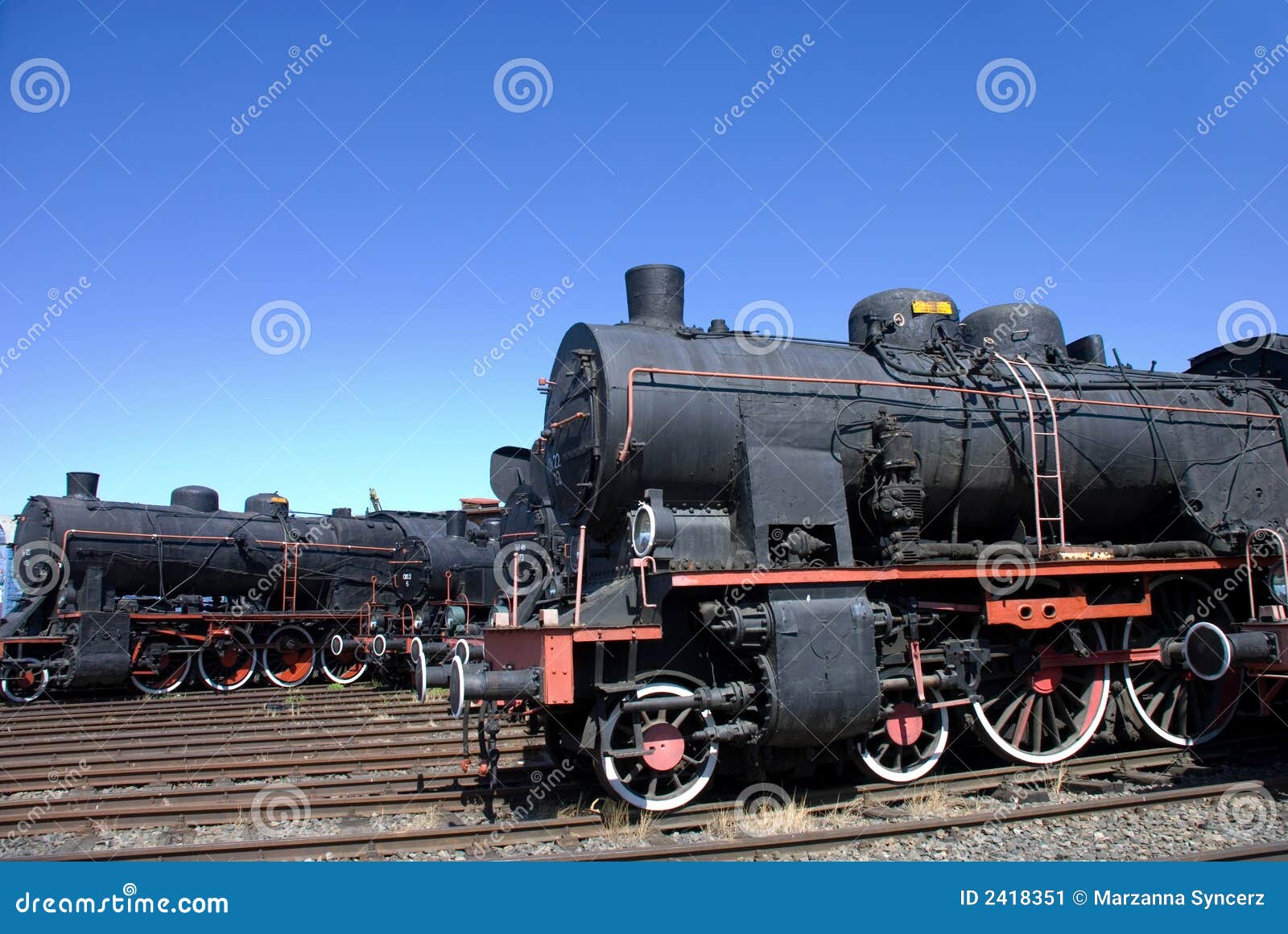 Train Engines stock image. Image of engines, locomotives - 2418351
