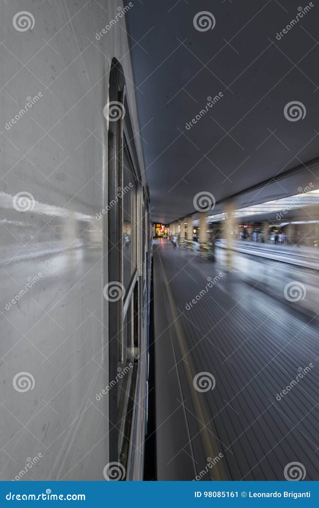 Train entering a station stock image. Image of platform - 98085161