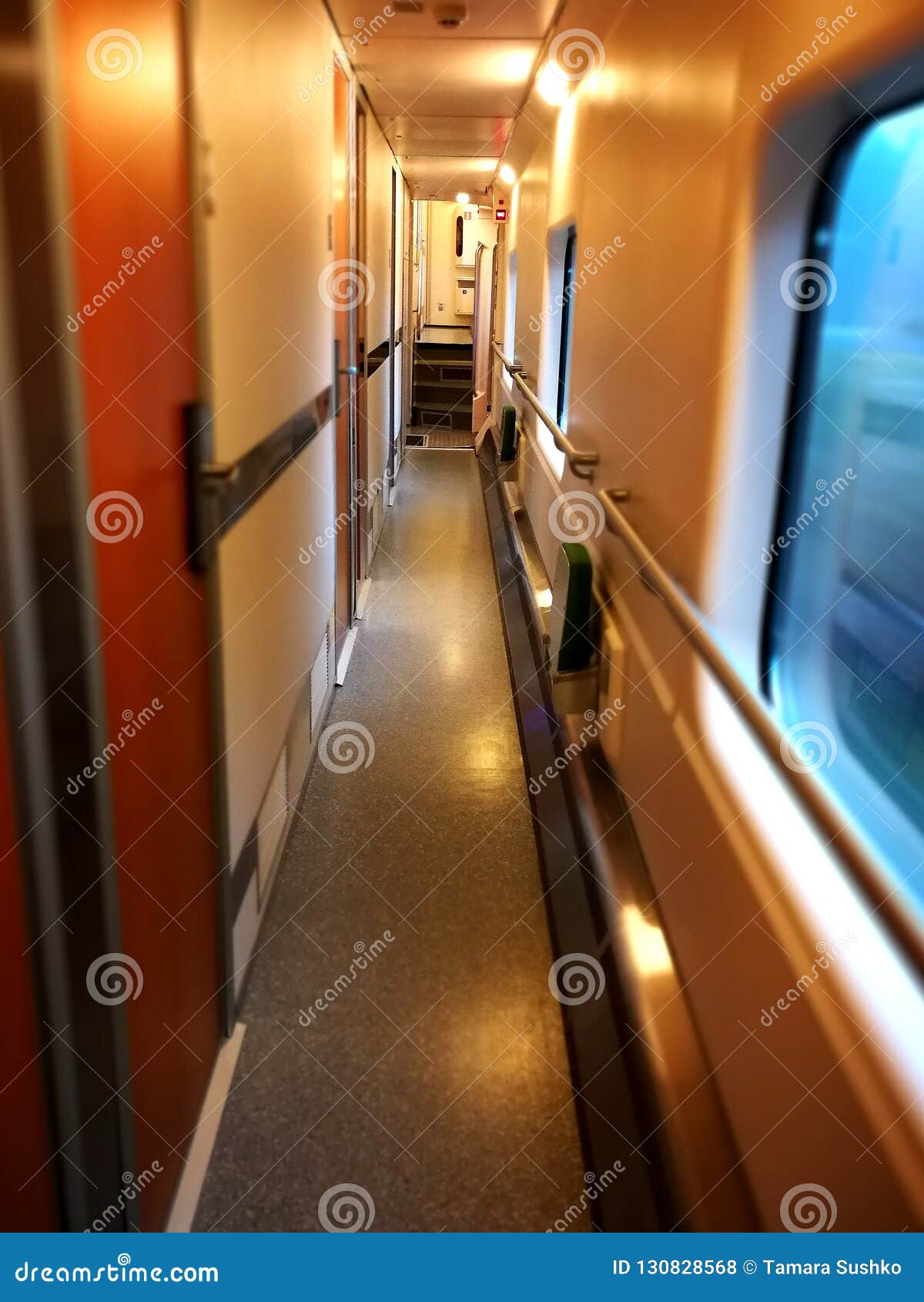 Train in Finland Inside View Stock Photo - Image of hall, motion: 130828568