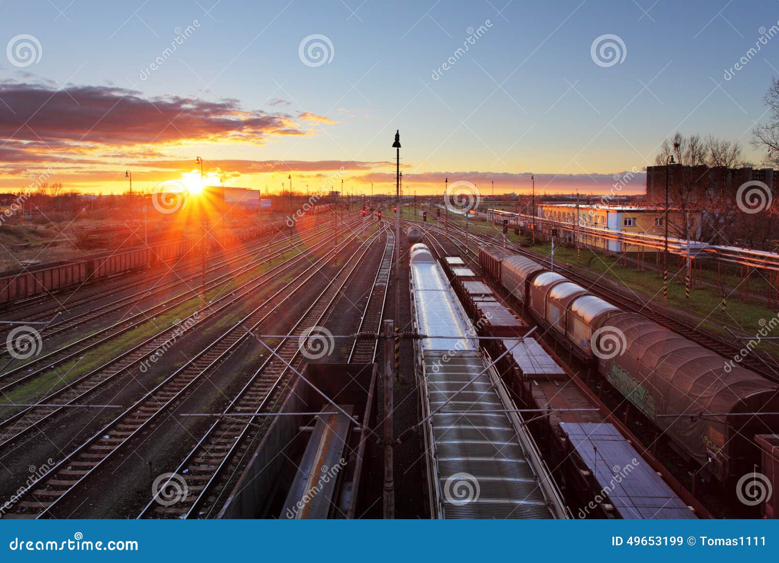Red Cargo Railroad Cart Royalty-Free Stock Image | CartoonDealer.com ...